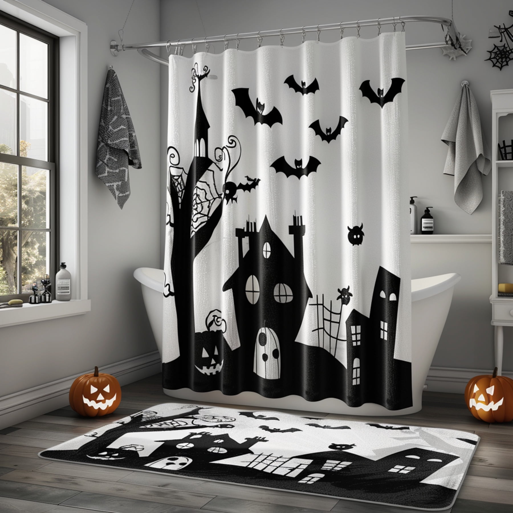 Transform Your Bathroom Into A Spooky Haunted House With Our Halloween