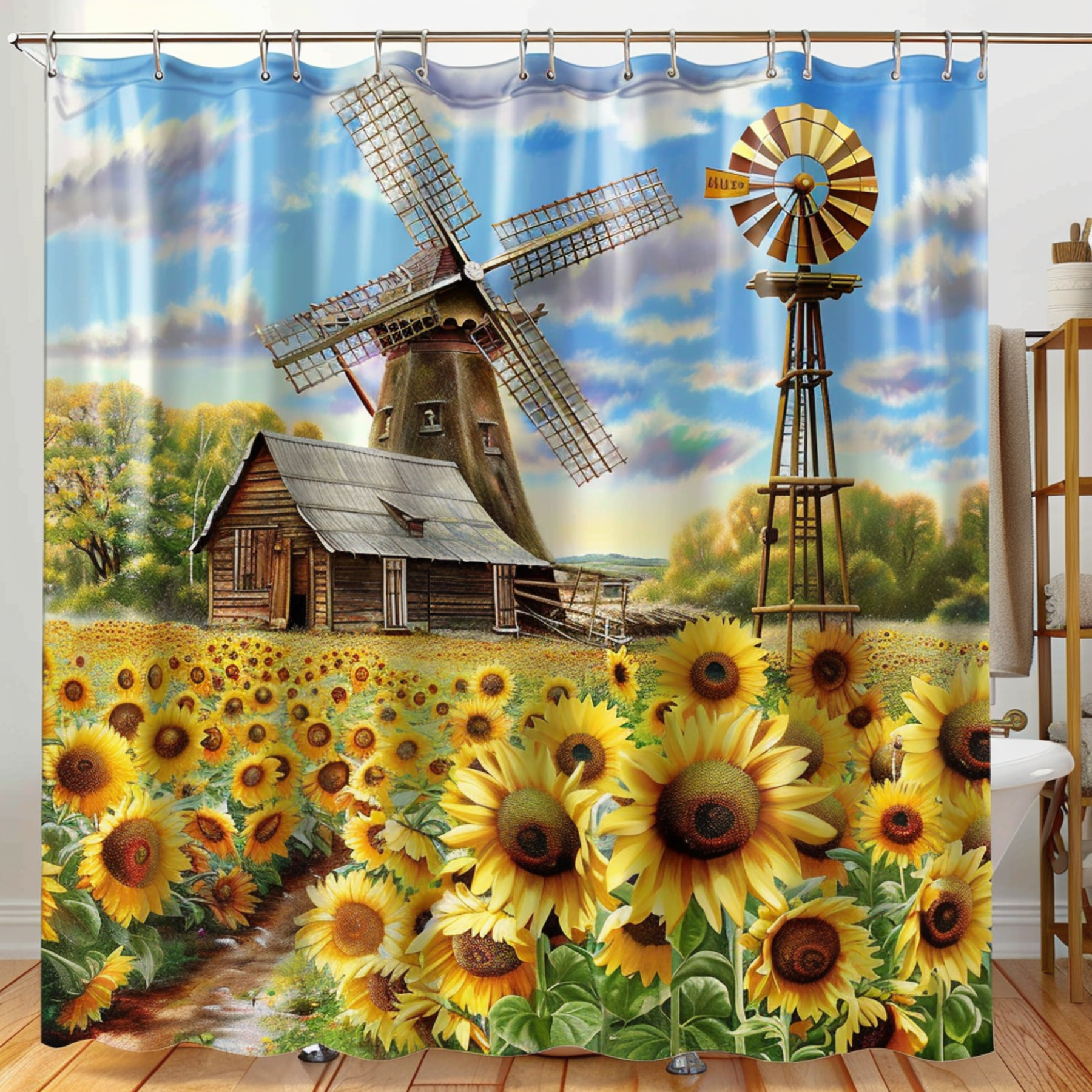 Transform Your Bathroom into a Sunflower Paradise with Our Stunning ...