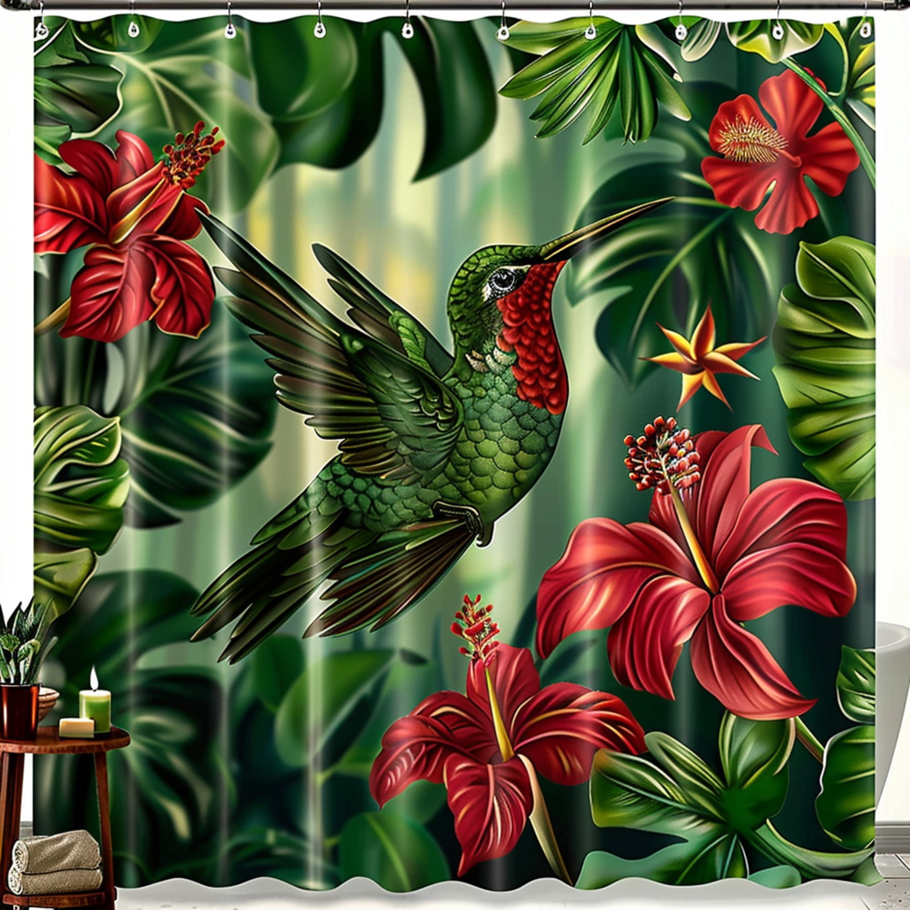 Transform Your Bathroom Into A Tropical Oasis With Our Exotic Vintage