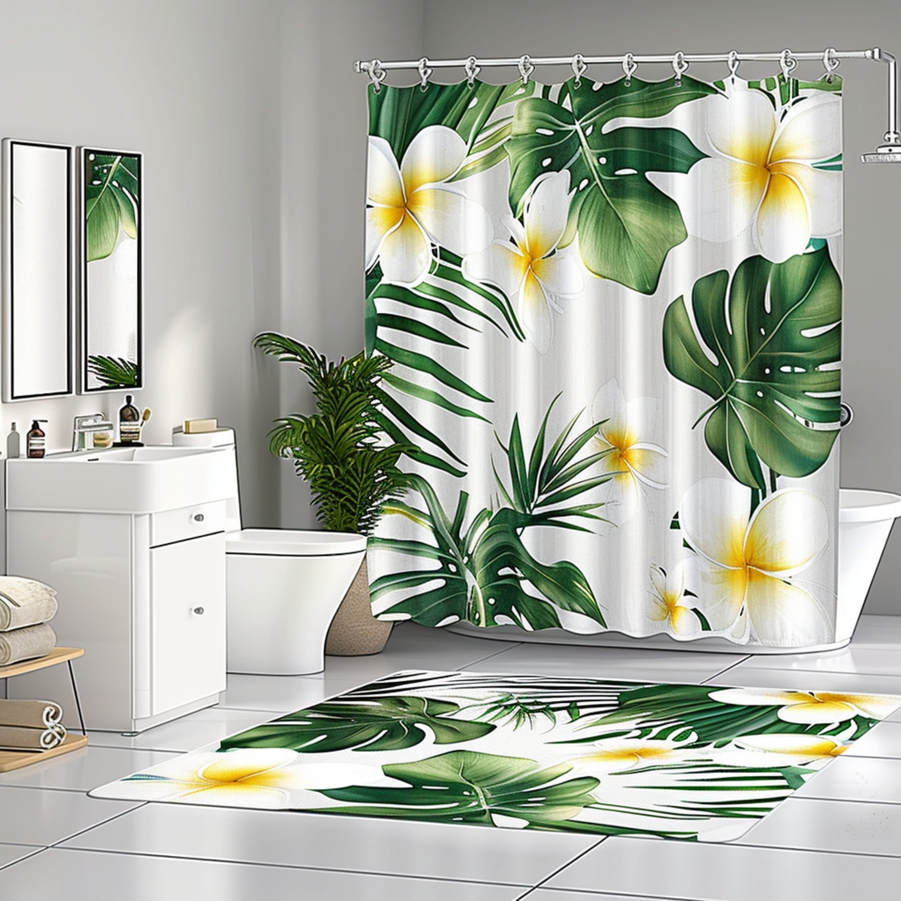 Transform Your Bathroom Into A Tropical Oasis With Our Hyperrealistic