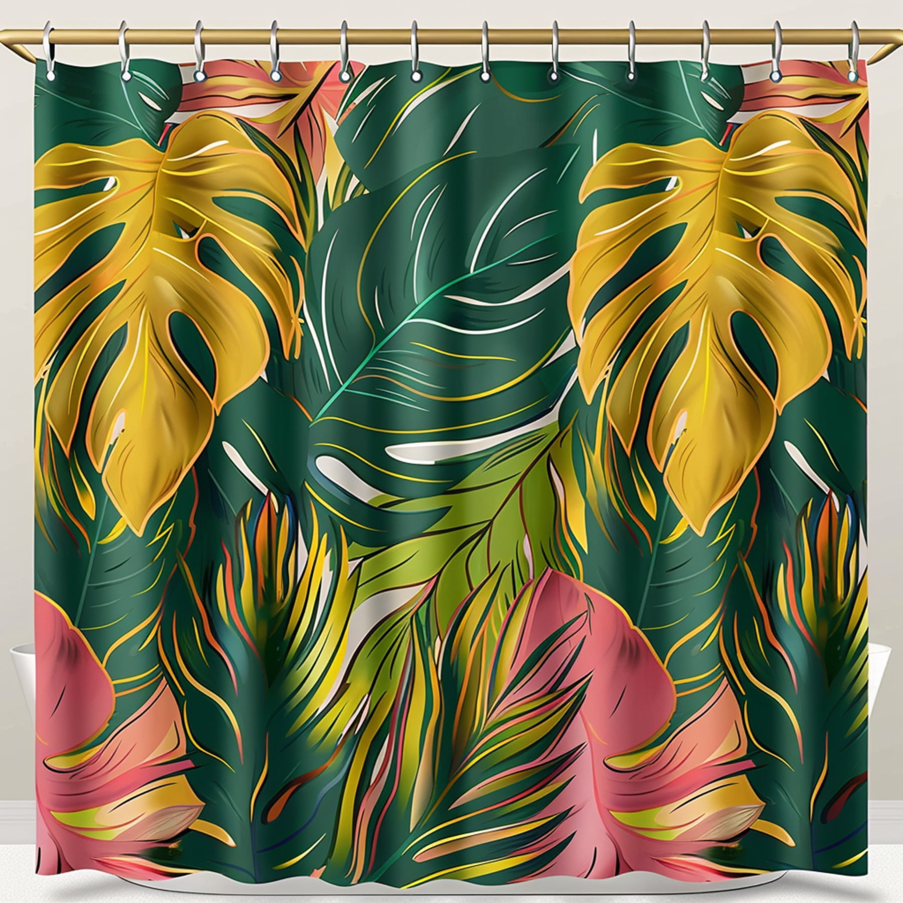 Transform Your Bathroom Into A Tropical Oasis With Vibrant Rainforest
