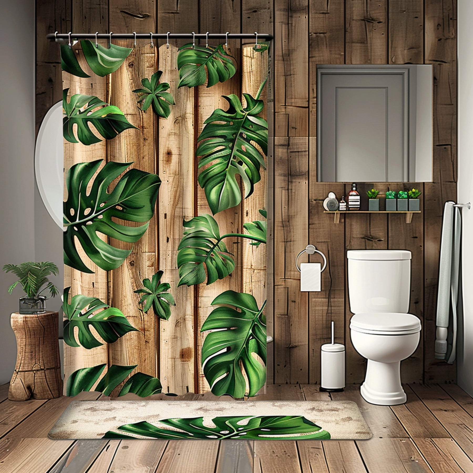 Transform Your Bathroom Into A Tropical Oasis With Our Exotic Jungle