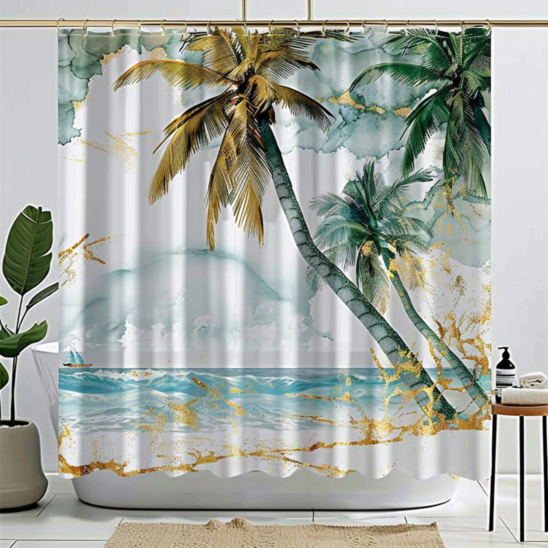 Transform Your Bathroom into a Tropical Paradise with Our Exotic Coral ...