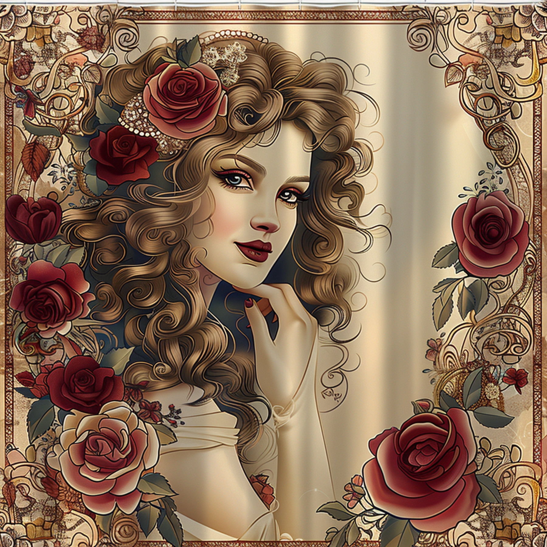 Transform Your Bathroom Into A Victorian Fantasy With Our Elegant Retro