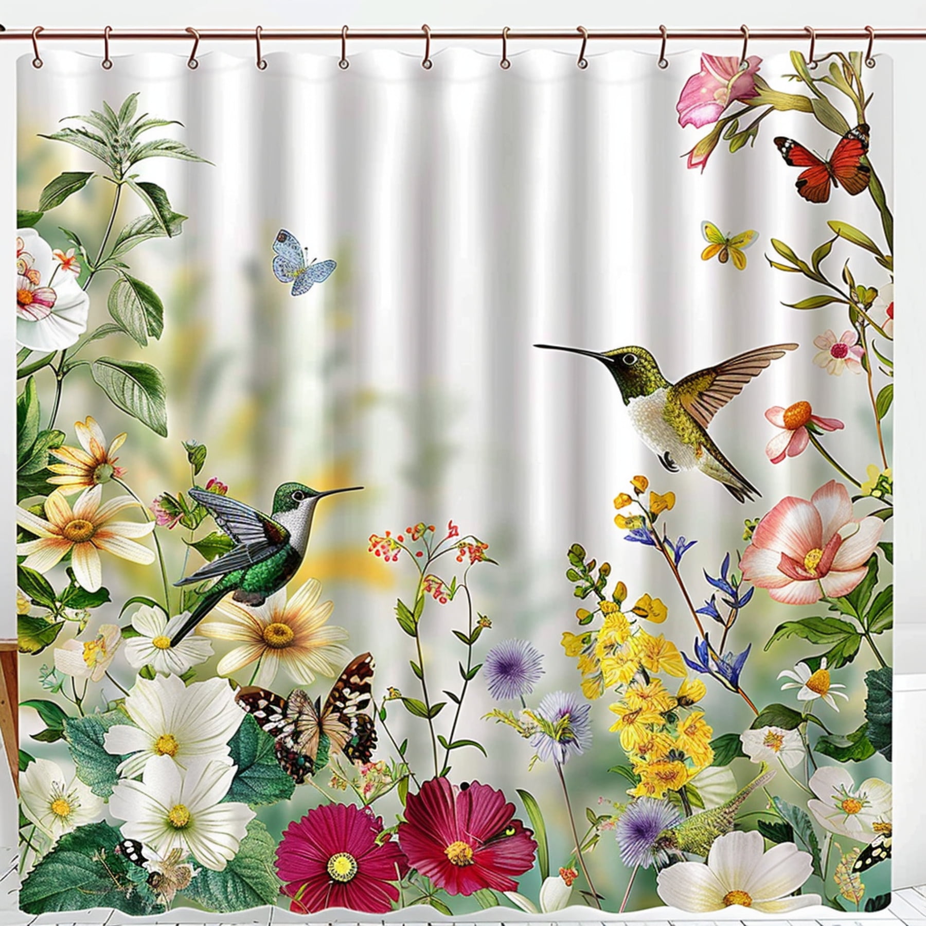 Transform Your Bathroom Into A Whimsical Garden With Our Hummingbirds