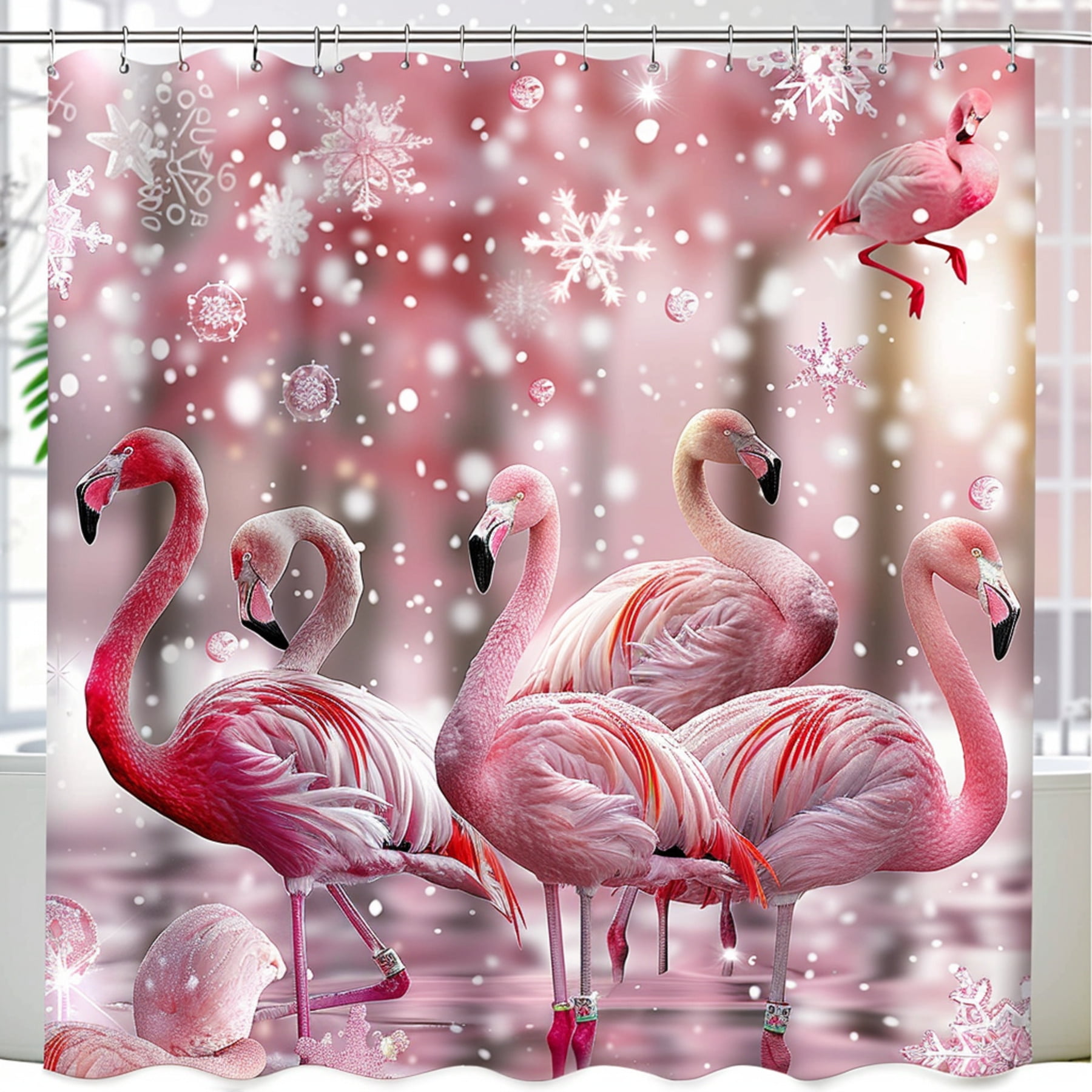 Transform Your Bathroom into a with our Pink Shower Curtain Stand Out ...