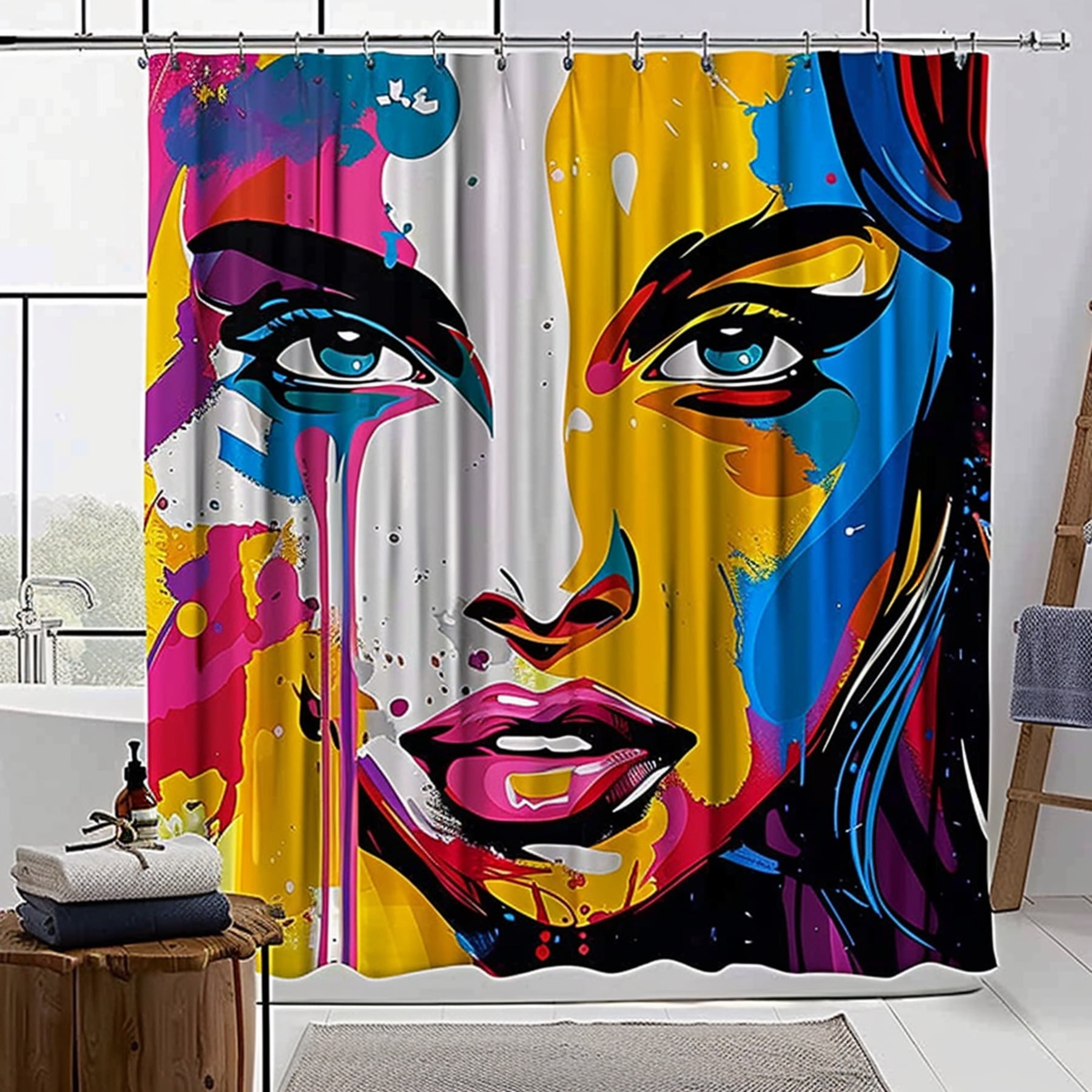 Transform Your Bathroom Into An Art Gallery With Our Stunning Graffiti