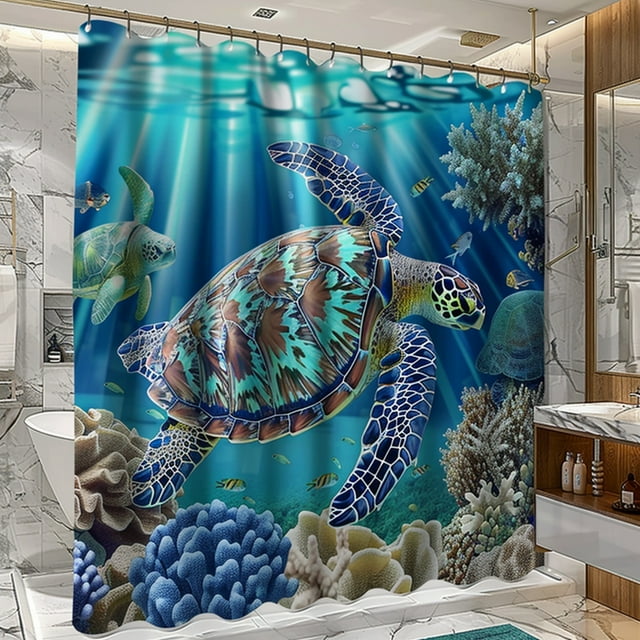 Transform Your Bathroom Into An Underwater Oasis With Stunning Sea