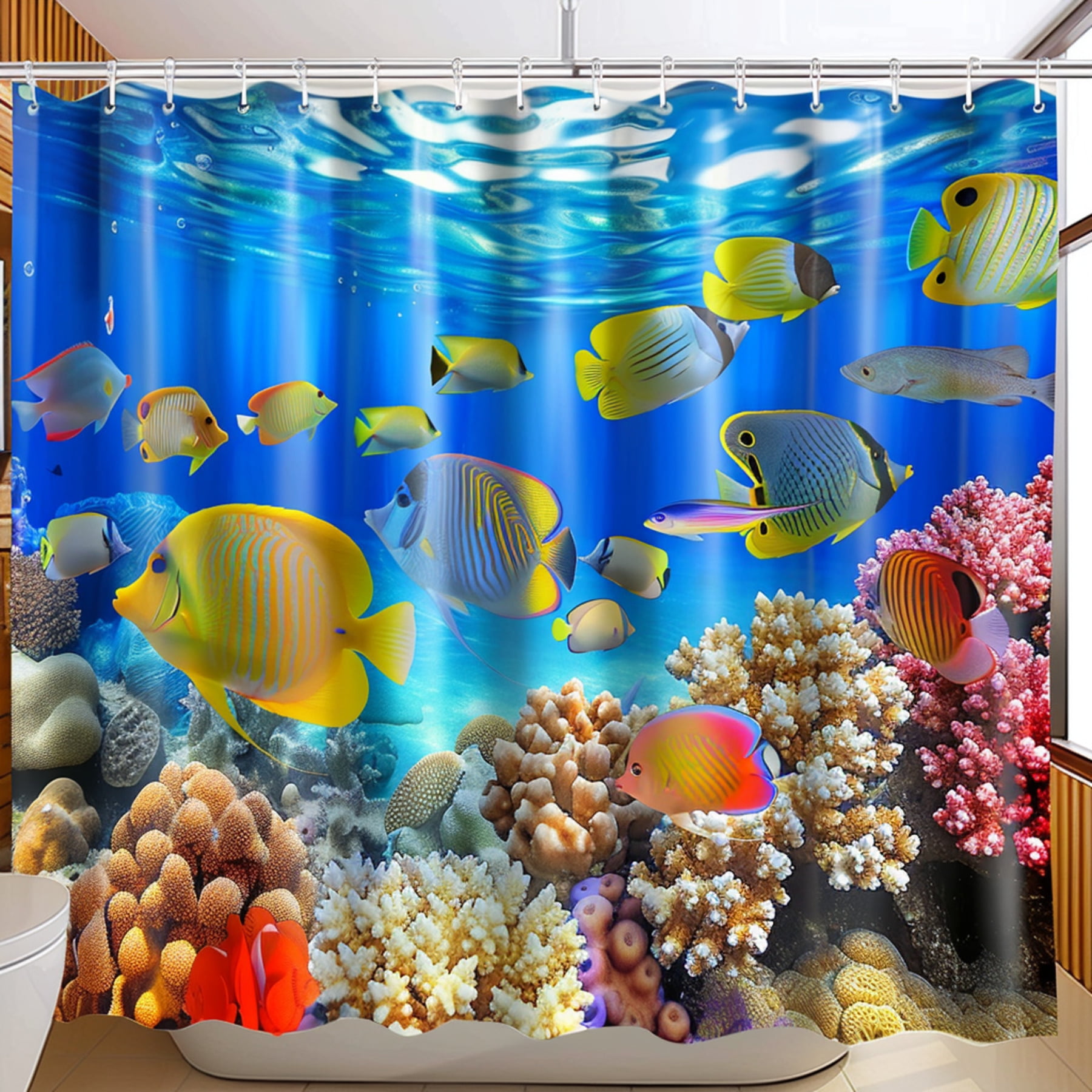 Transform Your Bathroom Into An Underwater Paradise With Our Stunning