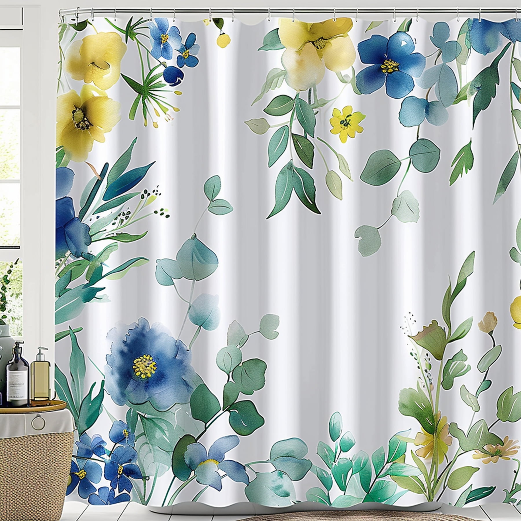 Transform Your Bathroom With A Stunning Watercolor Floral Shower