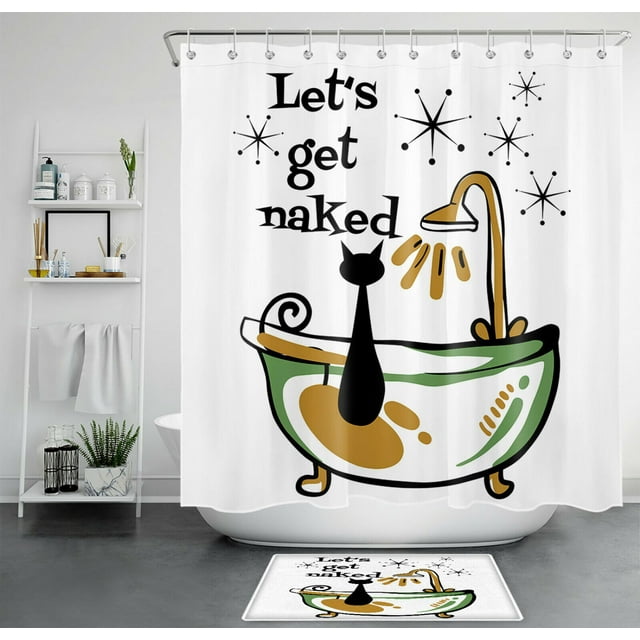 Transform Your Bathroom With A Whimsical Cat Shower Curtain Infuse