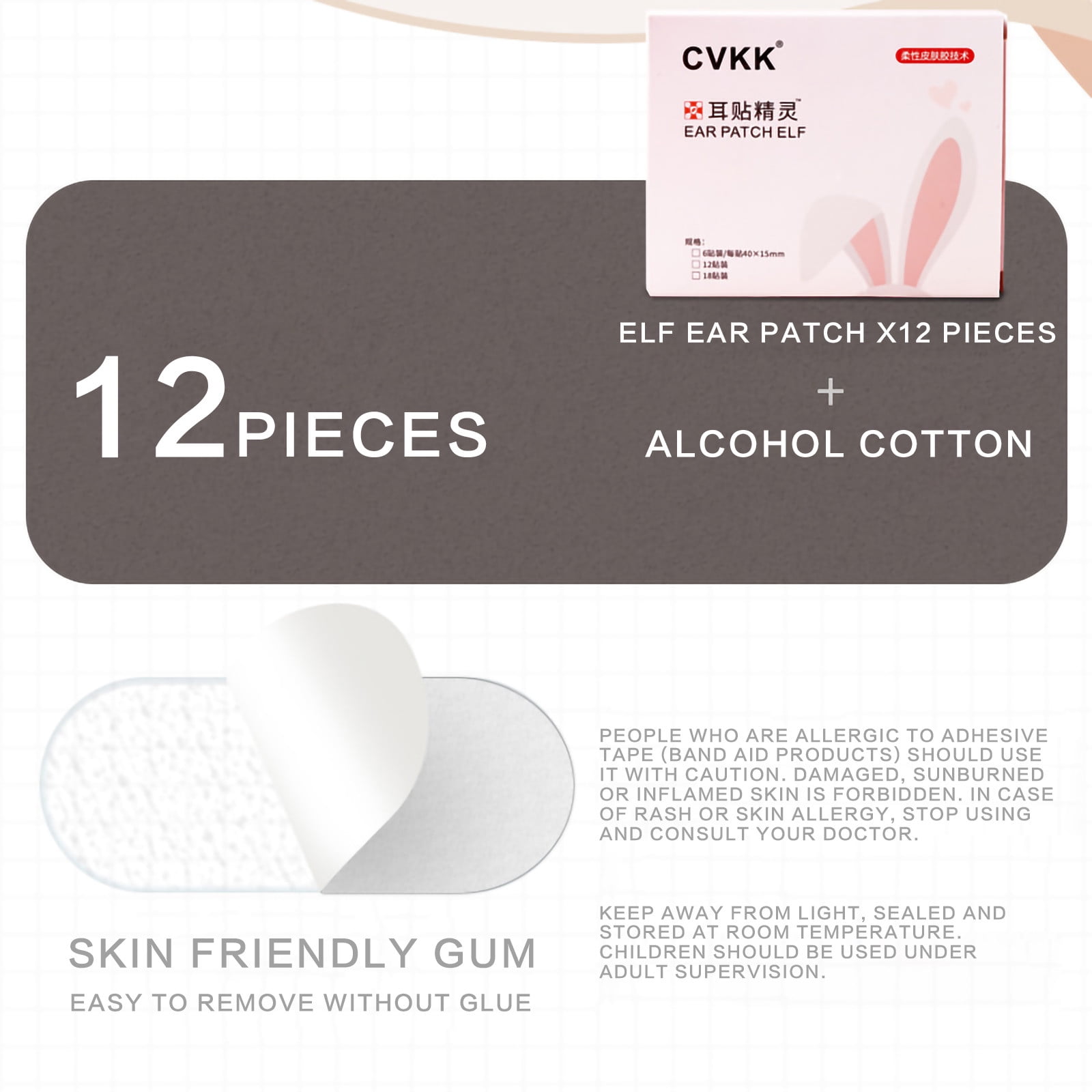 Transform Your Facial Features with Transparent Ear Stickers Enhance ...