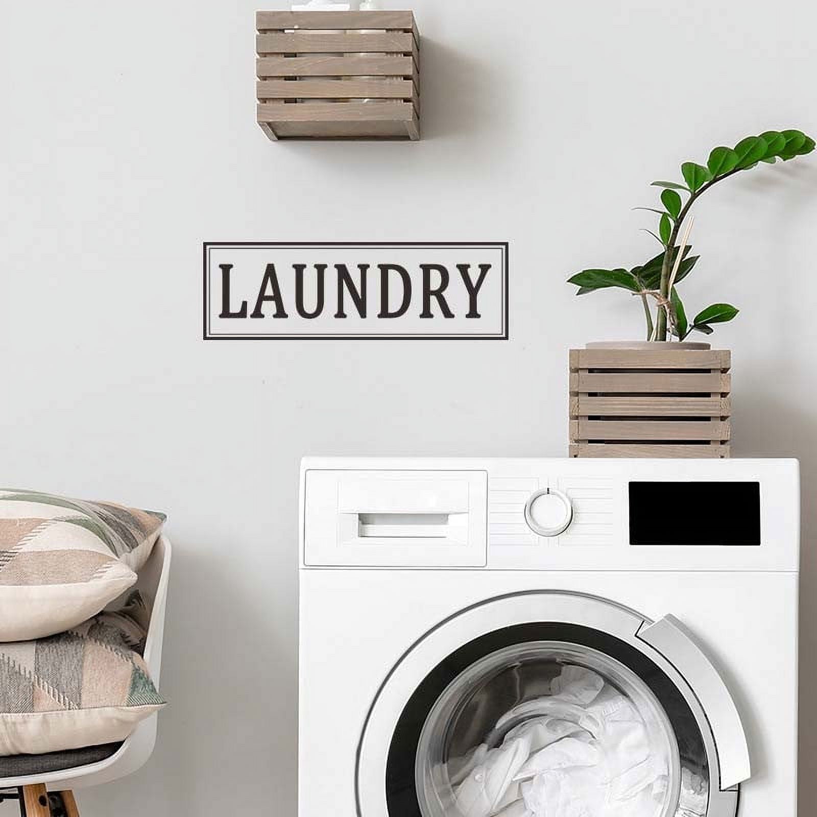 Transform Your Laundry Room: Self-Adhesive Wall Stickers for Stylish ...