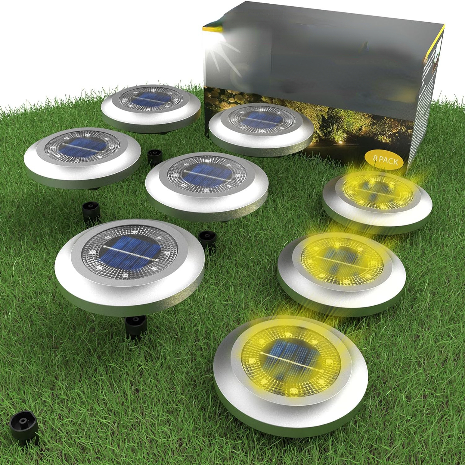 Transform Your Outdoor Space with Eco-Friendly Durable LED Solar Disk ...