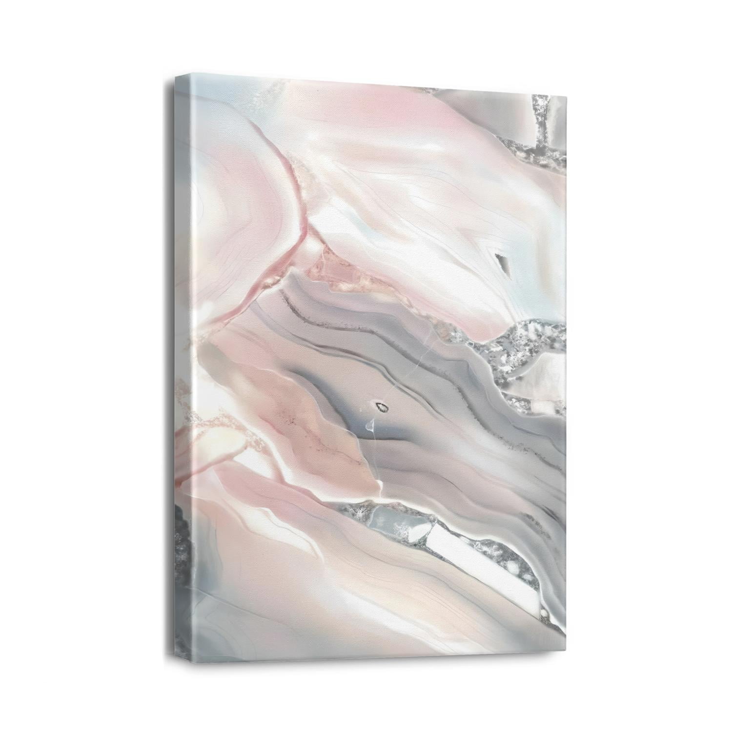 Transform Your Walls with Modern Stretched Marble Draw Artwork - 12x16 ...