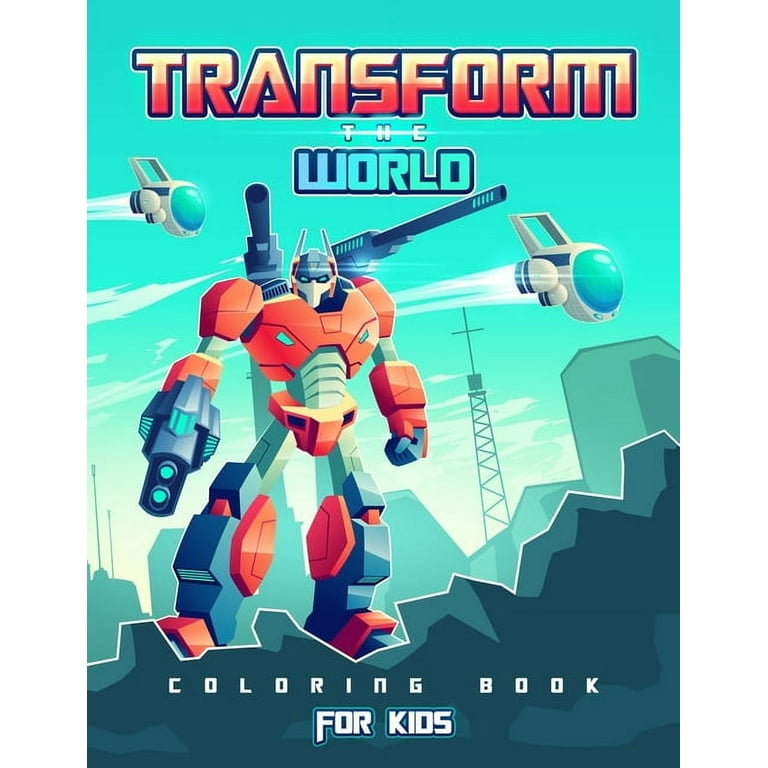 transformer coloring pages for kids