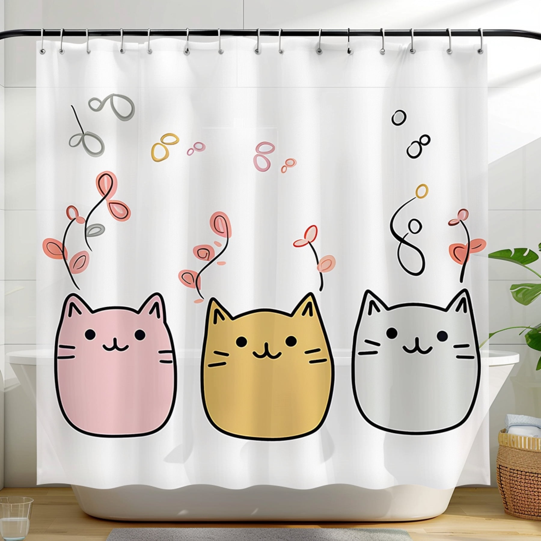 Transform Your Bathroom Into A Playful Paradise With Our Adorable Cat