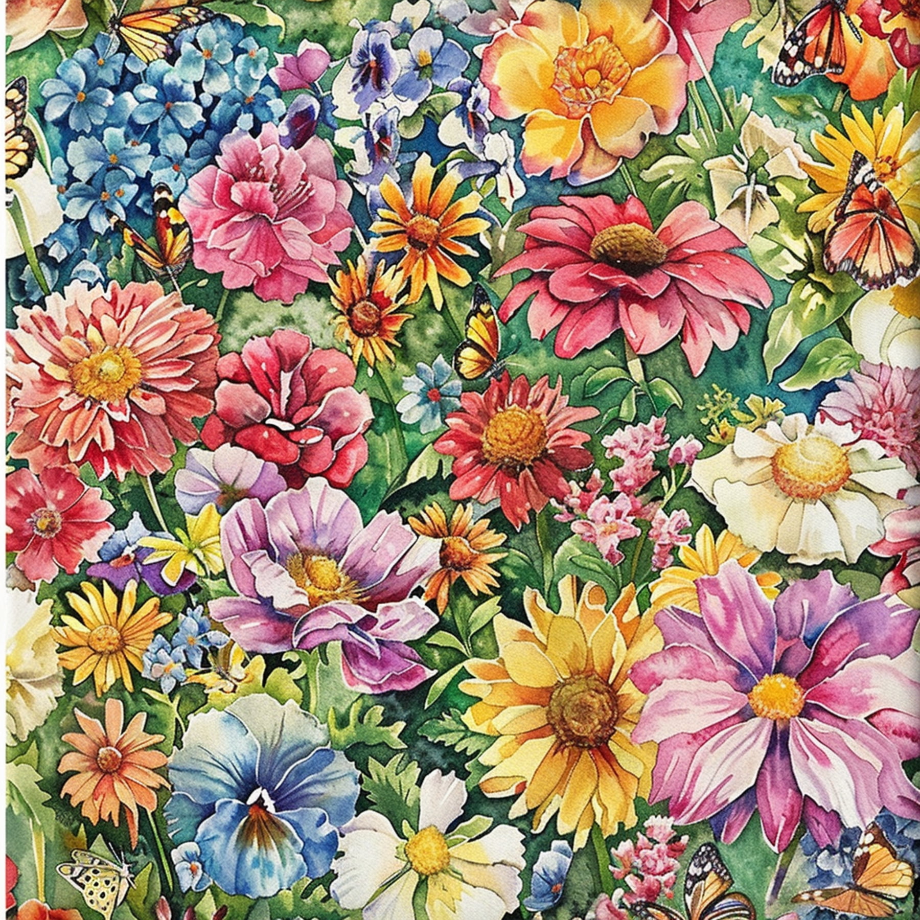 Transform Your Bathroom Into A Vibrant Oasis With Our Watercolor Floral