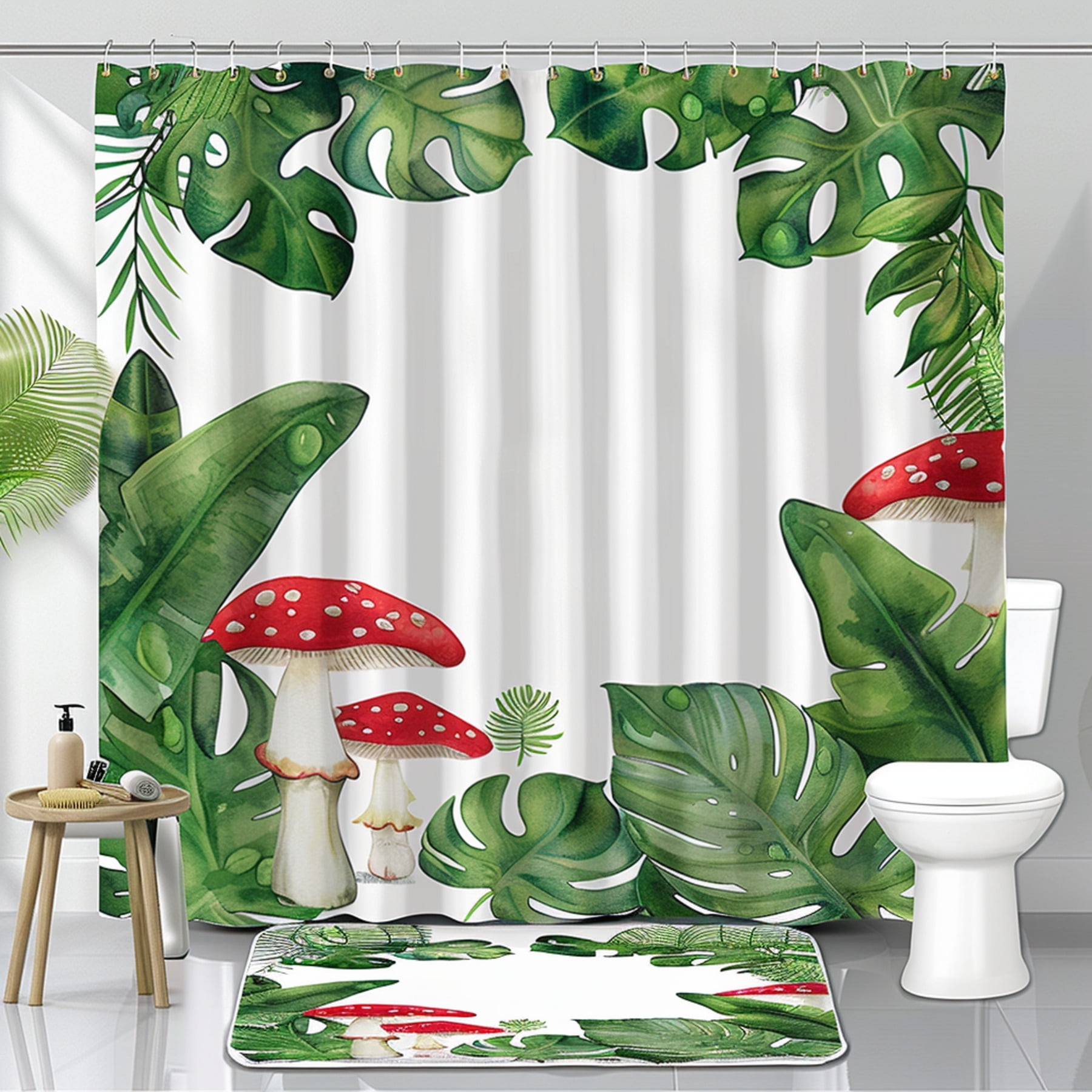 Transform your bathroom into a vibrant rainforest oasis with our ...