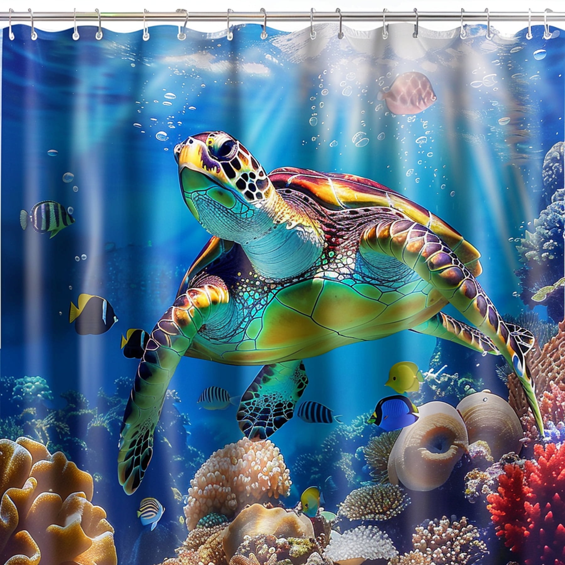 Transform Your Bathroom Into An Underwater Paradise With This Vibrant