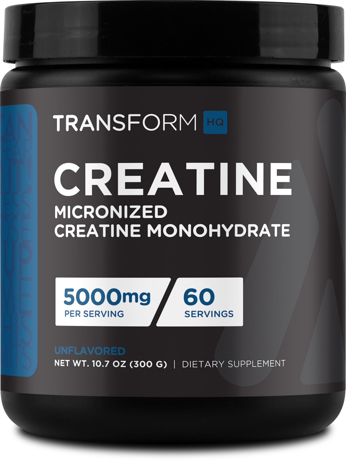 TransformHQ Creatine Monohydrate Powder (60 Servings) Unflavored ...