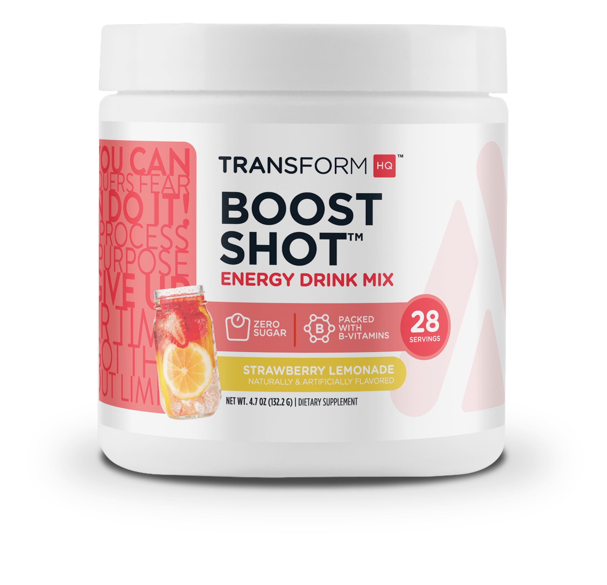 TransformHQ Everyday Boost Shot 28 Servings (Strawberry Lemonade), Supplement - Walmart.com