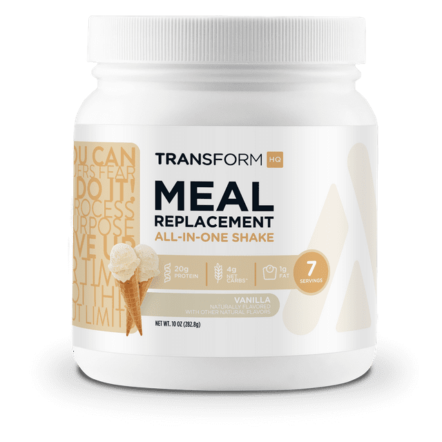 TransformHQ Protein Supplement, Meal Replacement, 7 Servings, Vanilla ...