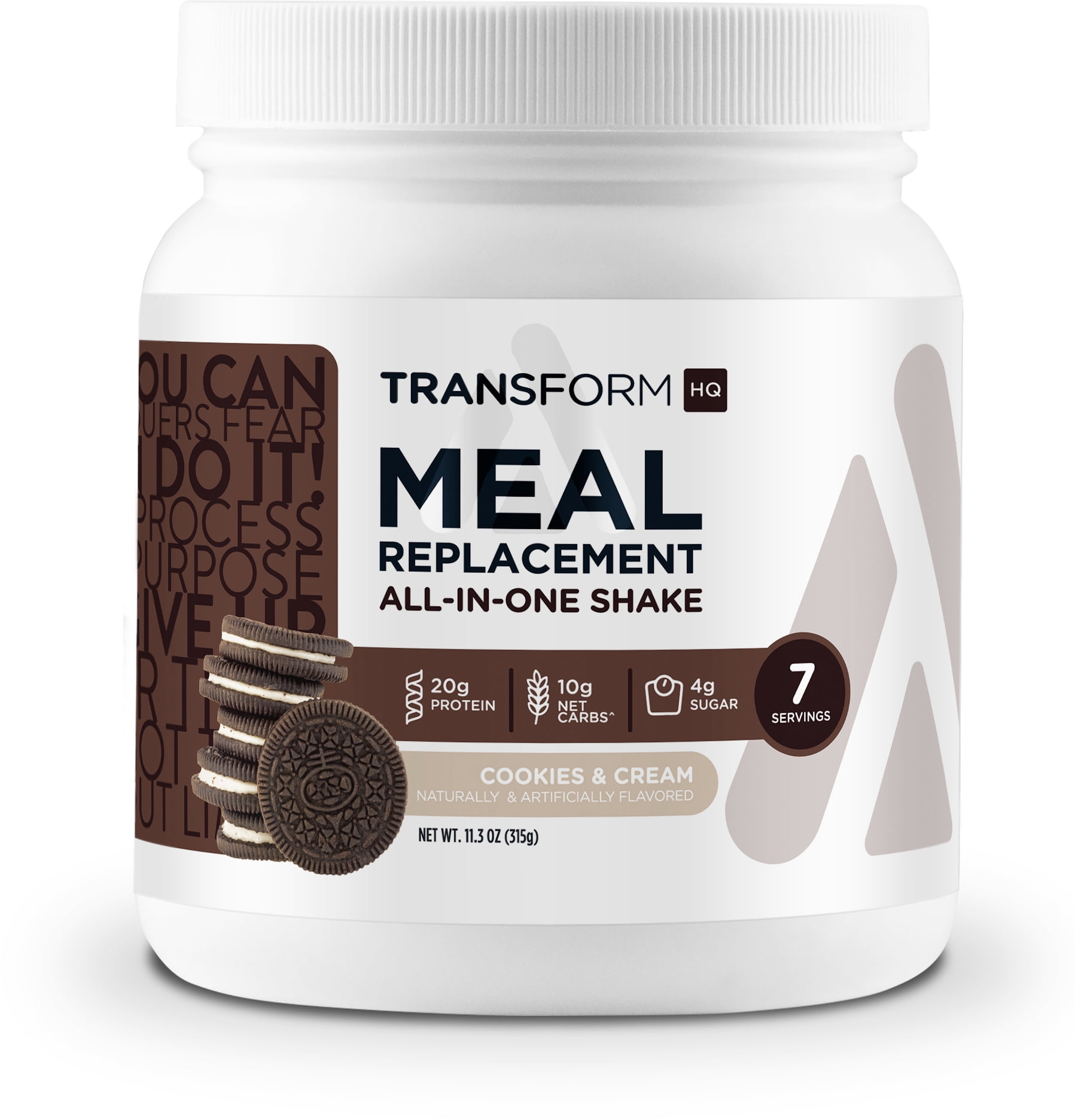 TransformHQ Meal Replacement Shake Powder (Cookies & Cream) - 7 ...