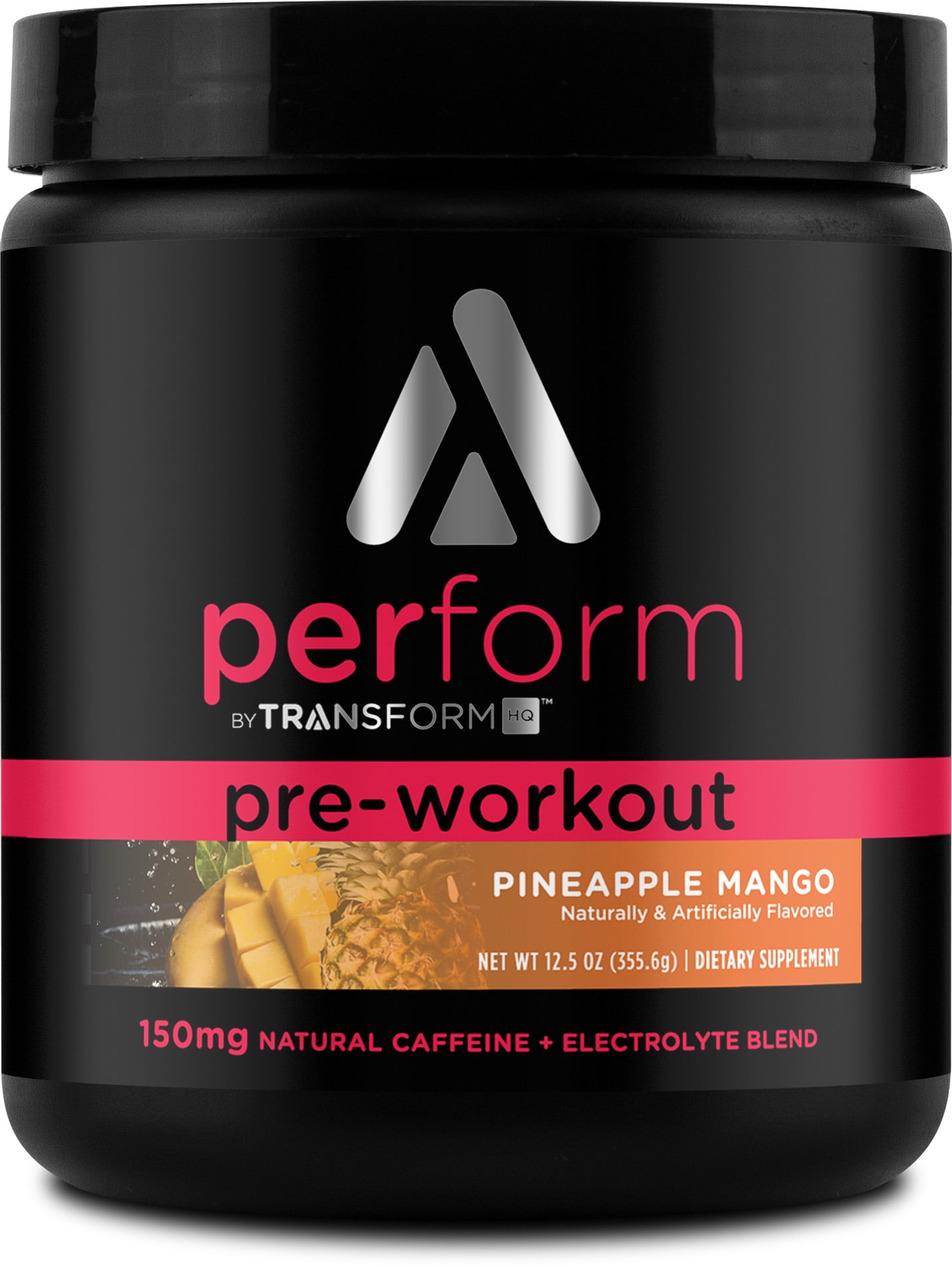 TransformHQ Pre-Workout Powder (Pineapple Mango) 28 Servings - Non-GMO ...