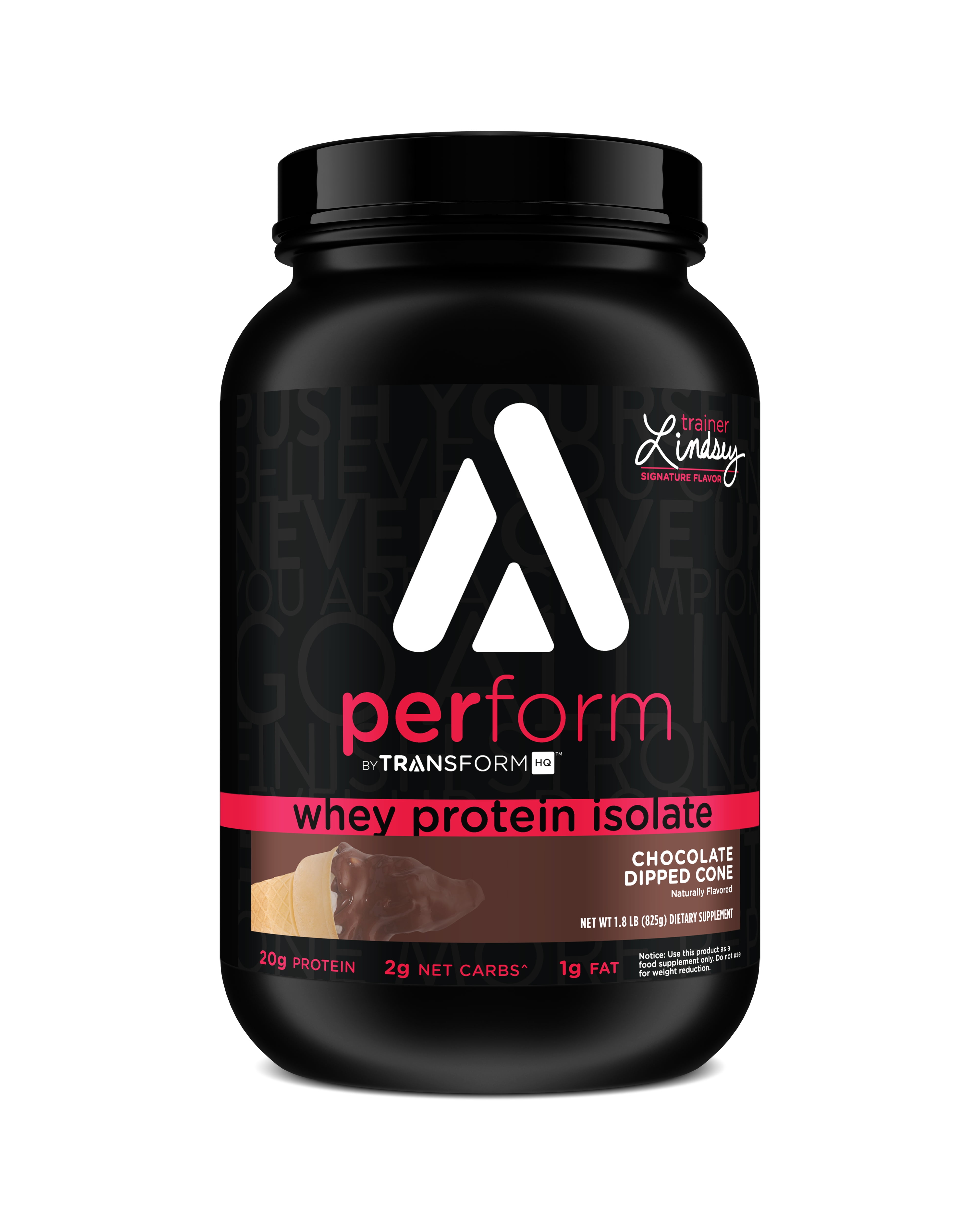 TransformHQ Whey Protein Isolate 28 Servings (Chocolate) - Perform ...