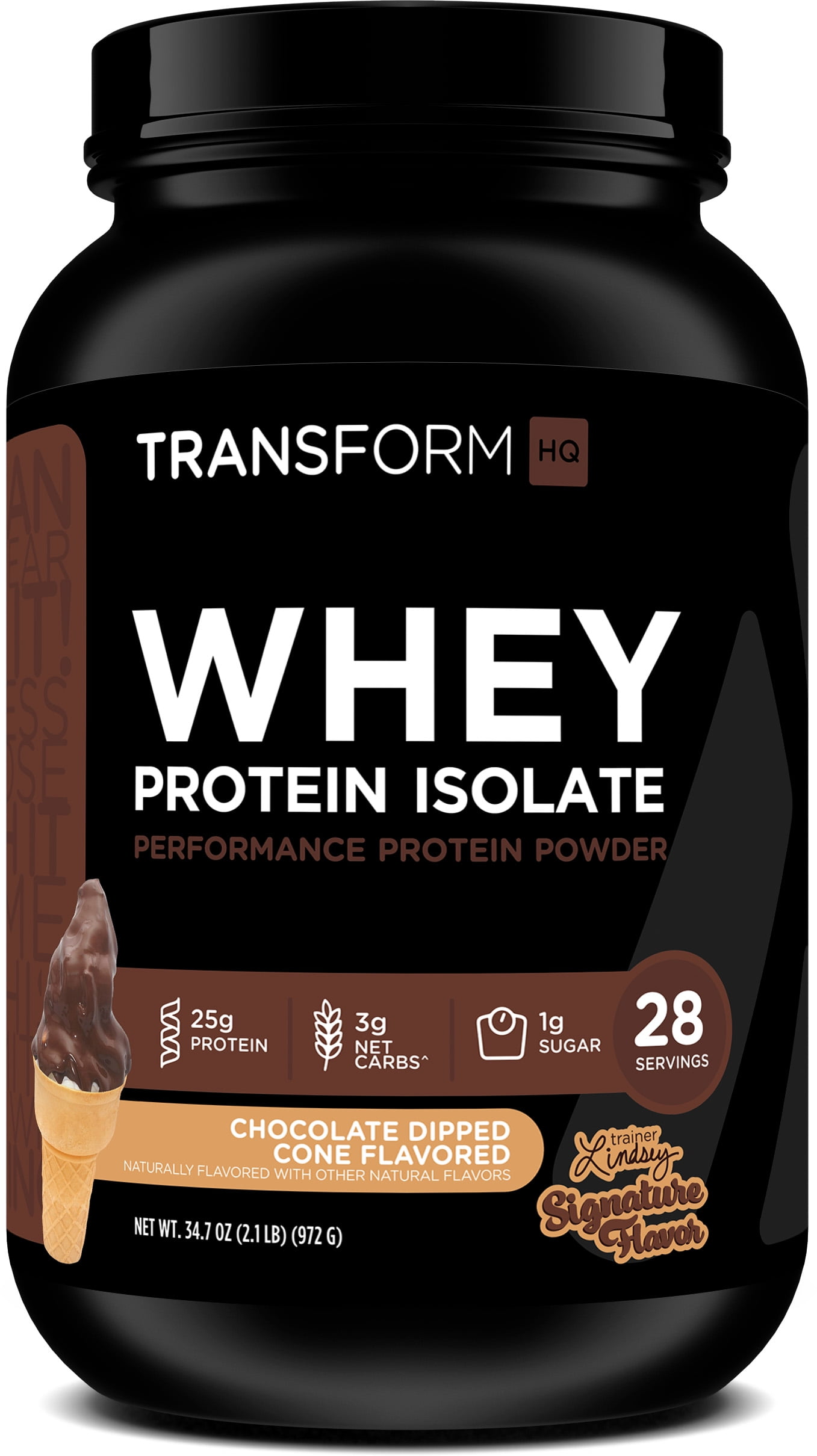 TransformHQ Whey Protein Isolate (WPI) Chocolate Dipped Cone Flavored ...