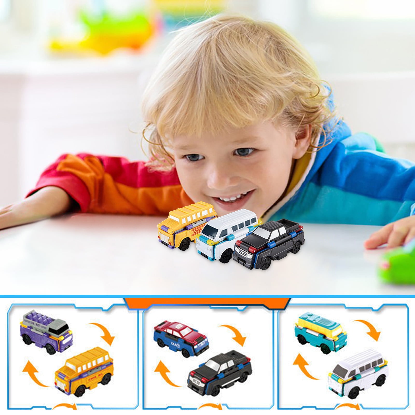 Transformable Cars Transformable Dual Design Toy Cars Transformable ...