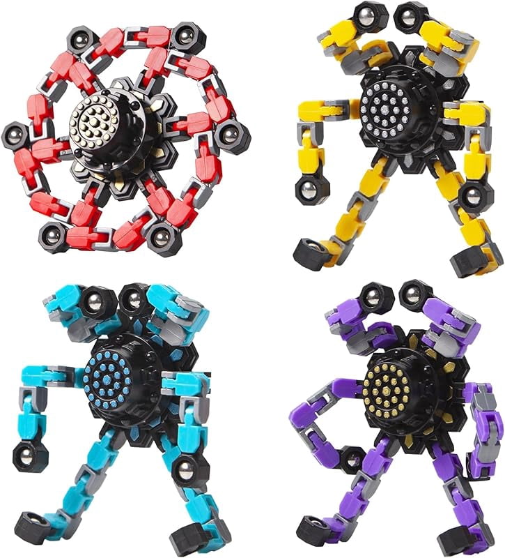 Transformable Fidget Spinners for Kids and Adults Stress Relief Sensory ...