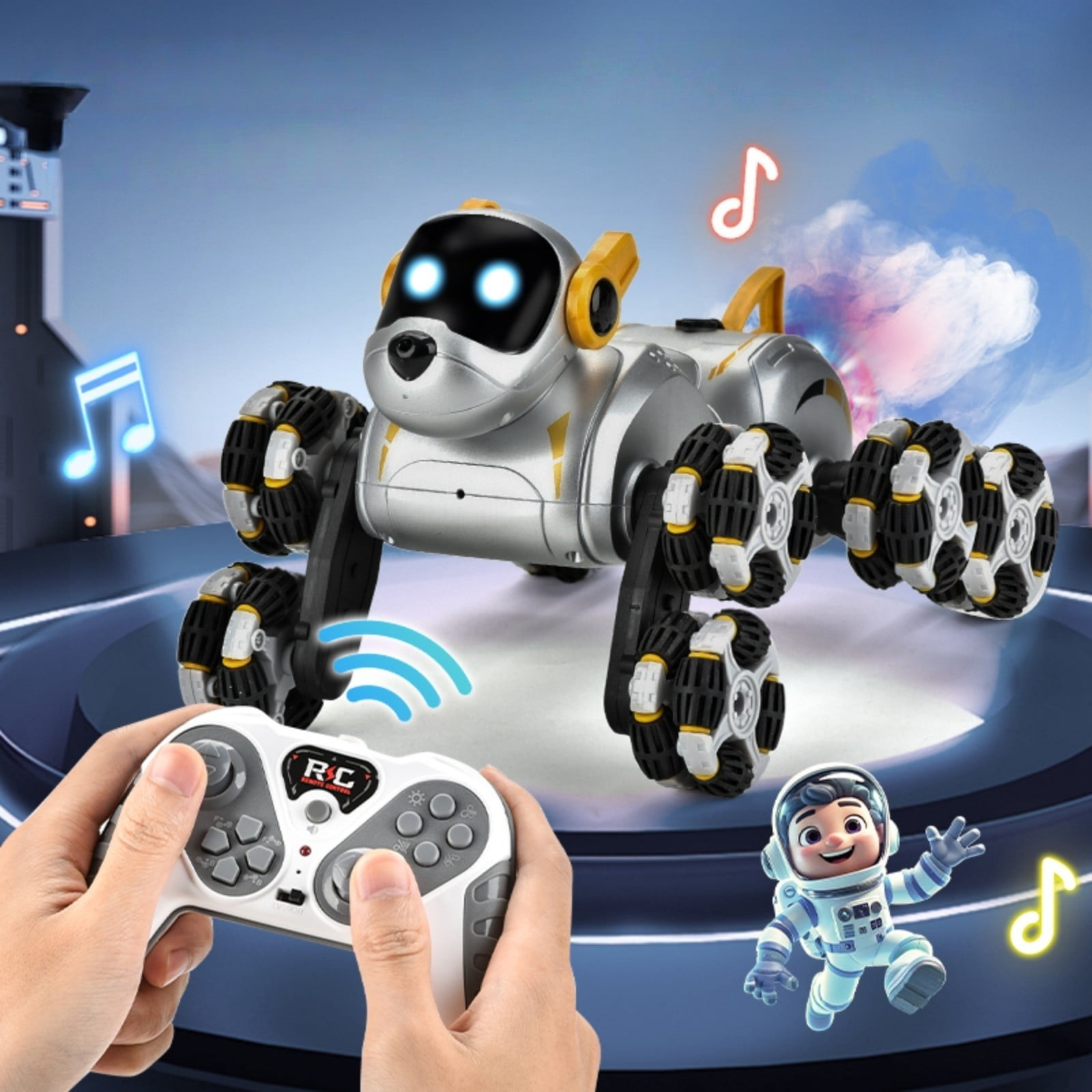 Transformable Mechanical 8 Wheel Remote Controlled Stunt Vehicle with ...