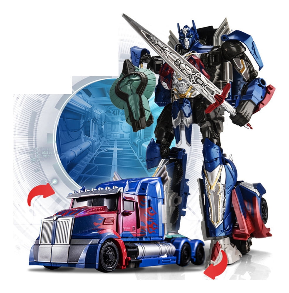 Transformable Mini Car Transformers Optimus Prime Truck - Walmart.com