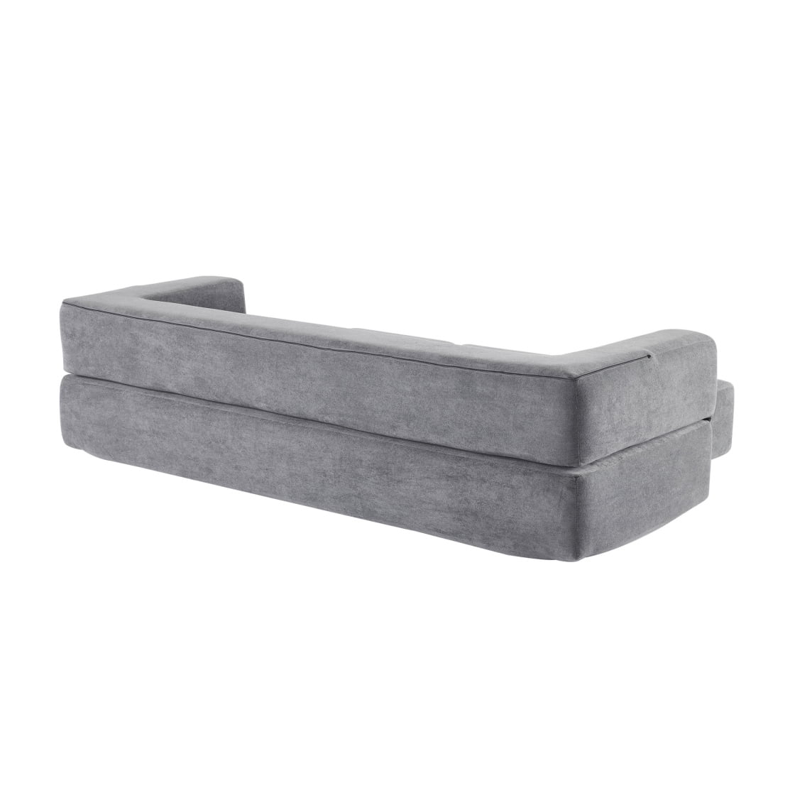 Transformable Sectional Sofa with 3 Ottoman Stools - Fold-Out Bed ...