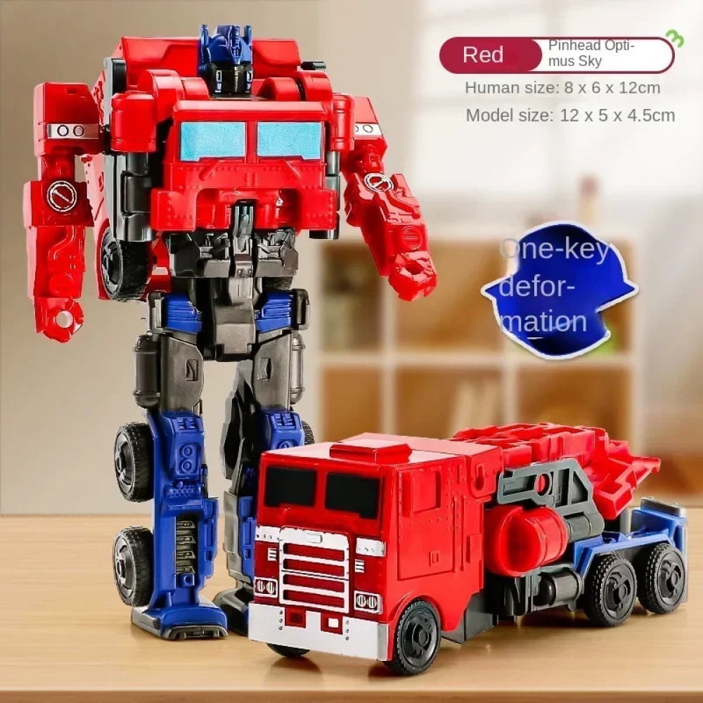 Transformation Car Anime Robot Model One Step Deformation Robot Toy Kid ...
