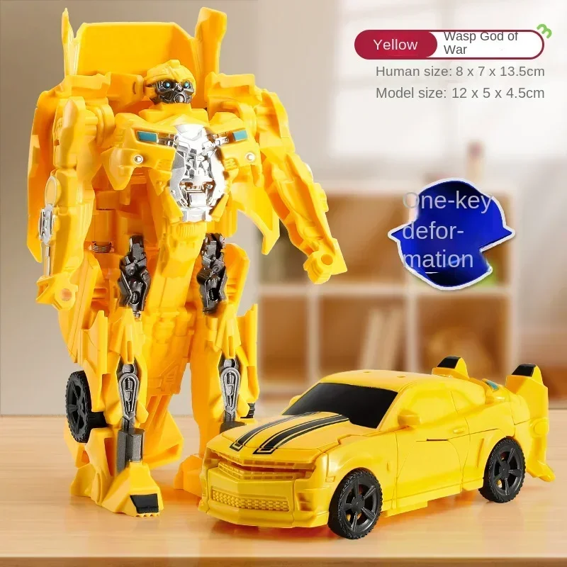 Transformation Car Anime Robot Model One Step Deformation Robot Toy Kid ...