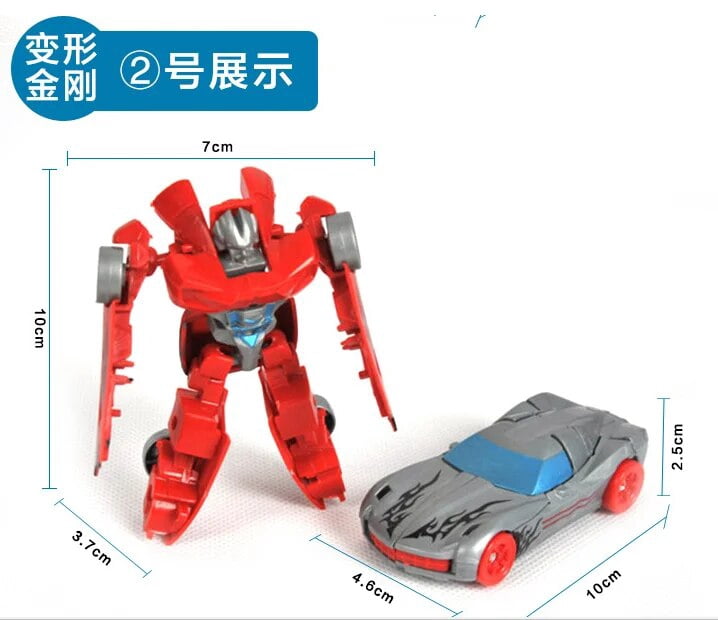 Transformation Deformation Robot Yellow Car Compatible Model Building ...