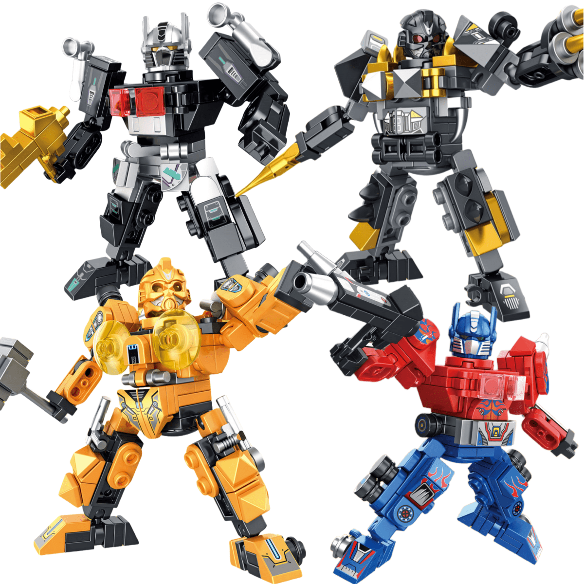 Transformation Robot Car EVA-01 Disney Building blocks Toys Truck head ...