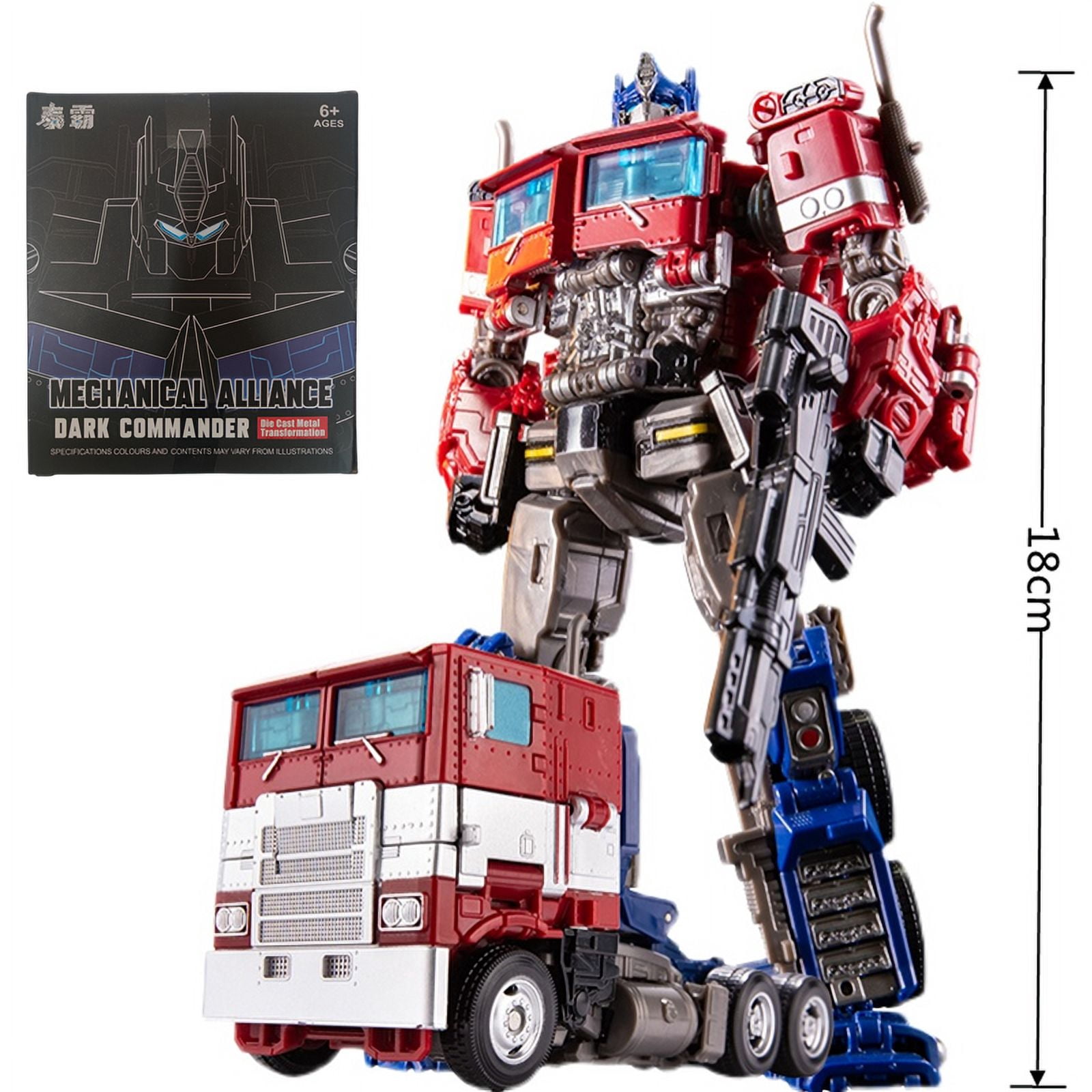 Transformation Toys Robot Car Alloy Plastic YS04A Optimu Prim Action ...