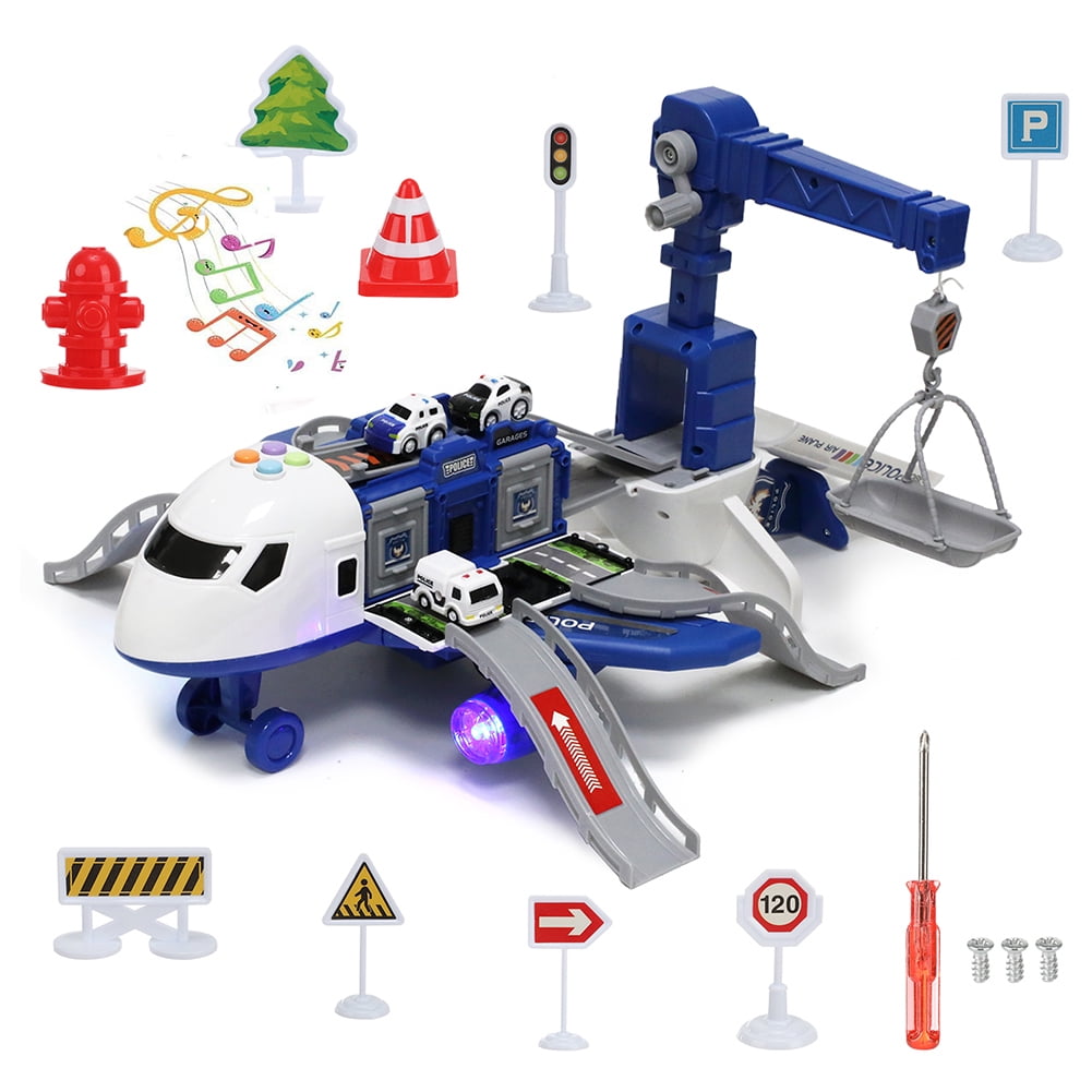 Petbank Transport Cargo Airplane Toy, Airplane Sets with 3 Construction ...