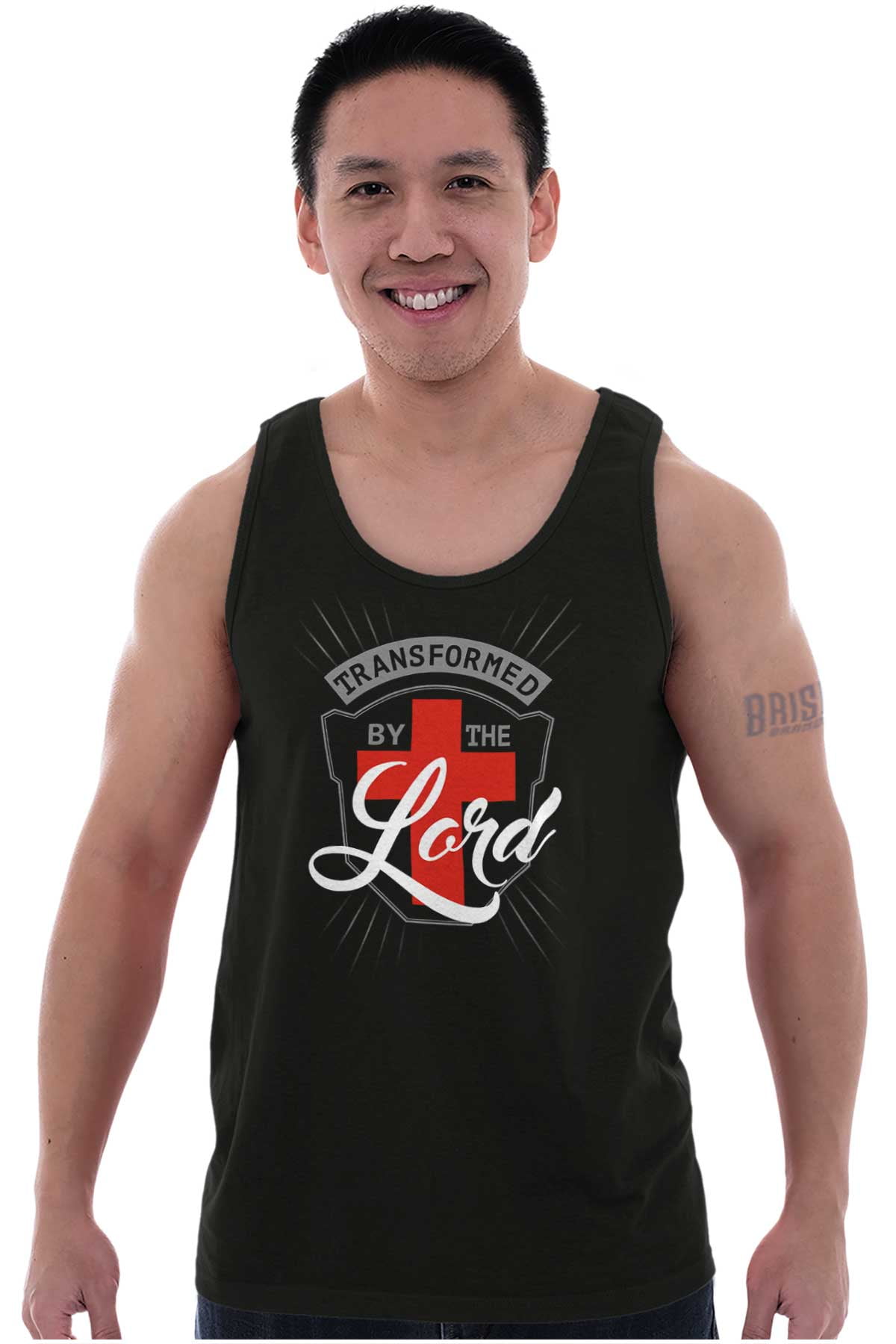 Transformed By Lord Religious Jesus Unisex Plus Size Tank Top Brisco ...