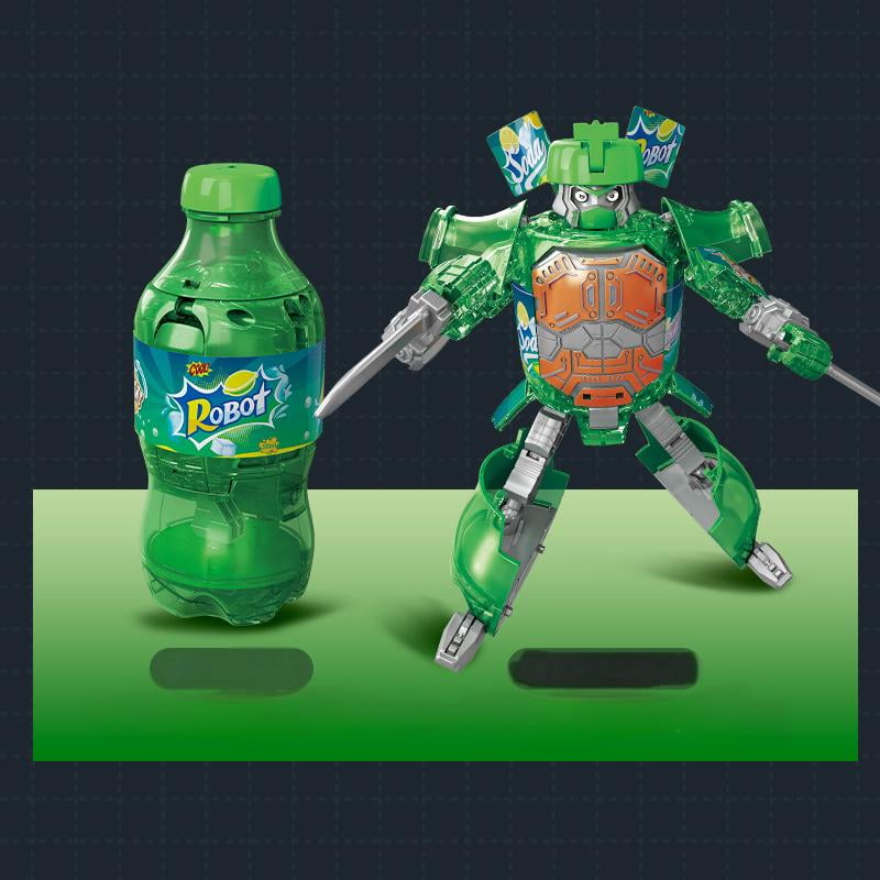 Transformed Soda Warrior Warrior Transformed Beverage Bottle Robot ...