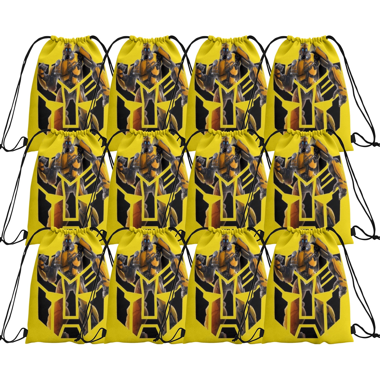 Transformer 12 Pack Drawstring Candy Bags – Fun Cartoon Party Favor ...