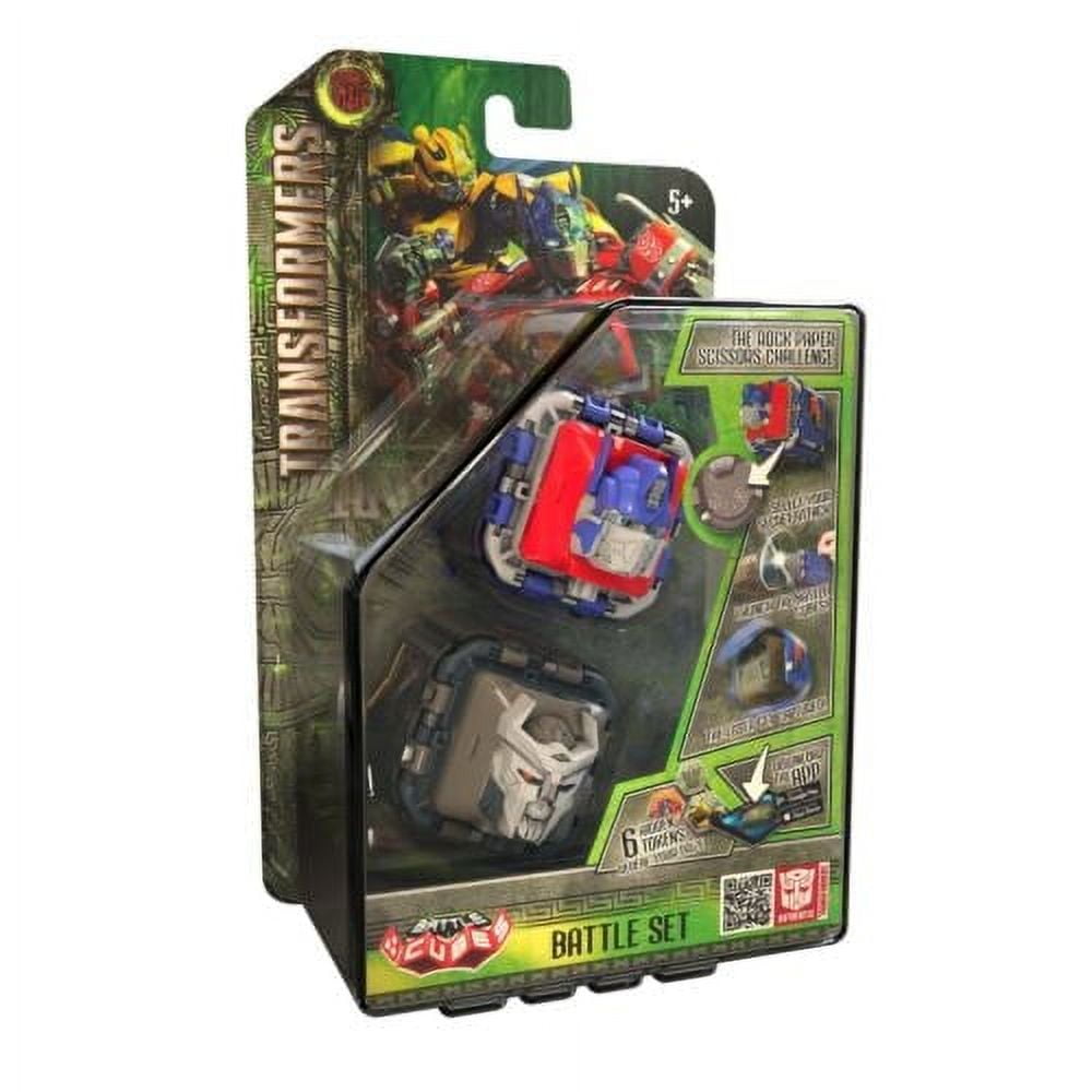 O Boticario Transformers Battle Cubes, Optimus Prime vs Scourge ...