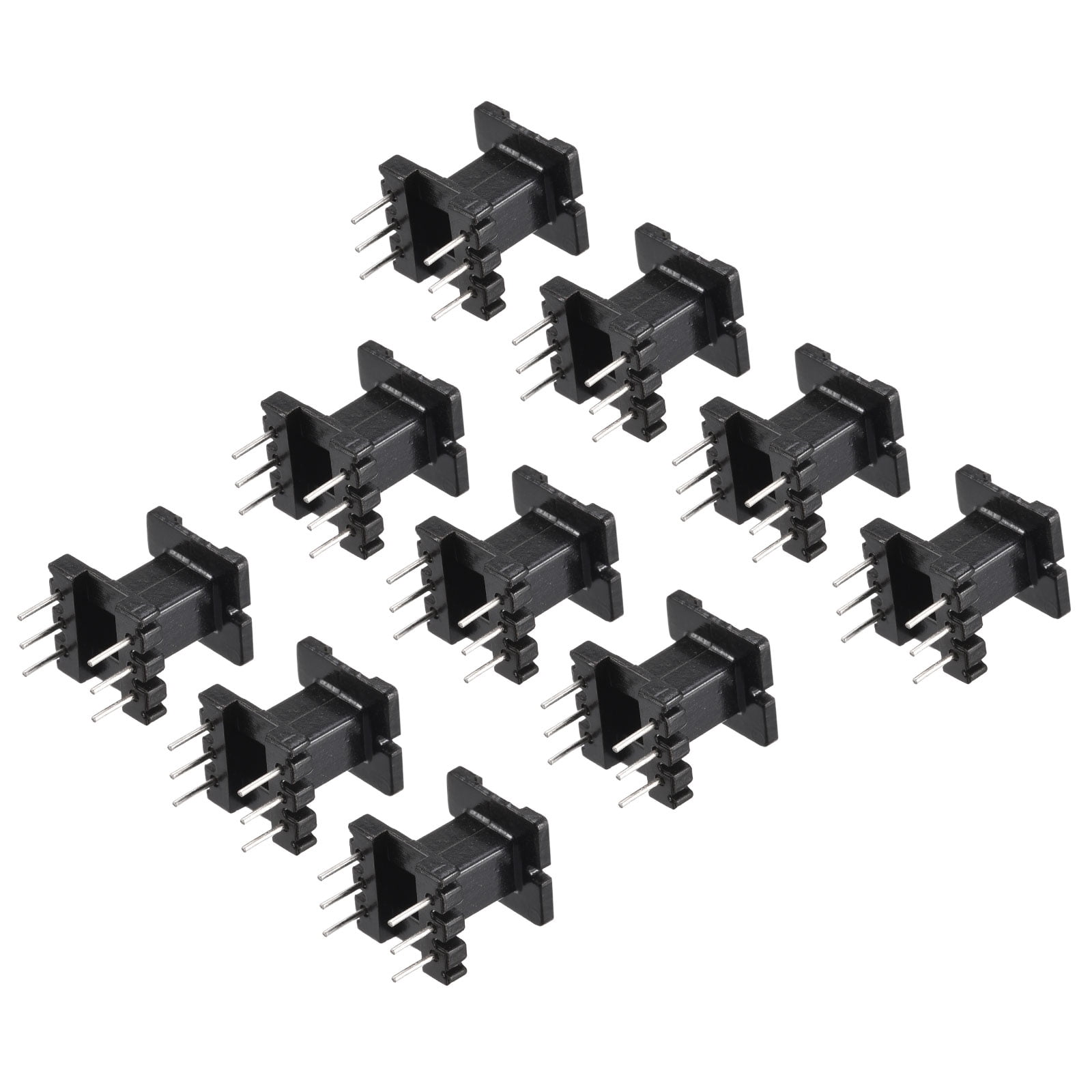 Transformer Bobbin EE16 Vertical 3+3 without Ferrite Core Halves 10 Pack - Walmart.com