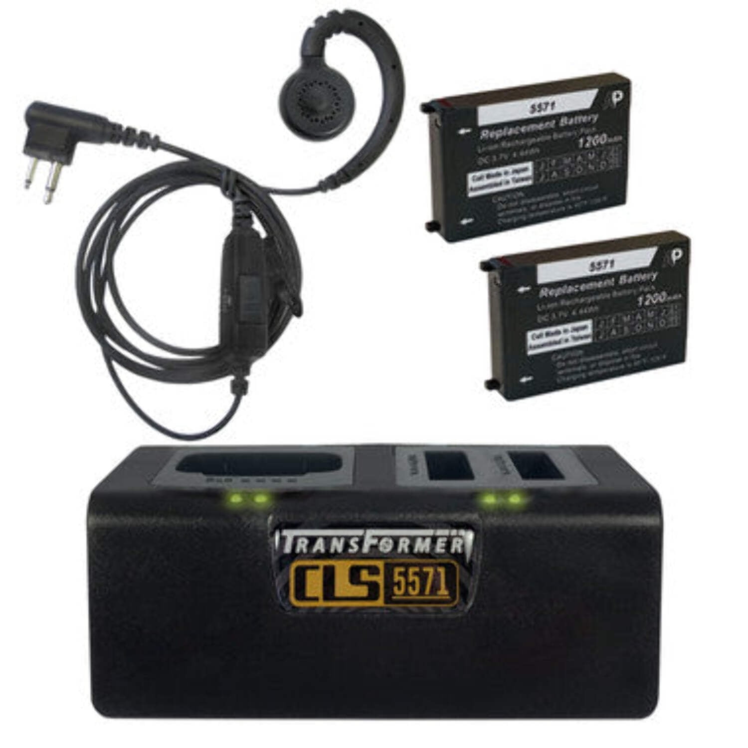 Transformer Charging Station for Motorola CLS Series with 2 Batteries ...