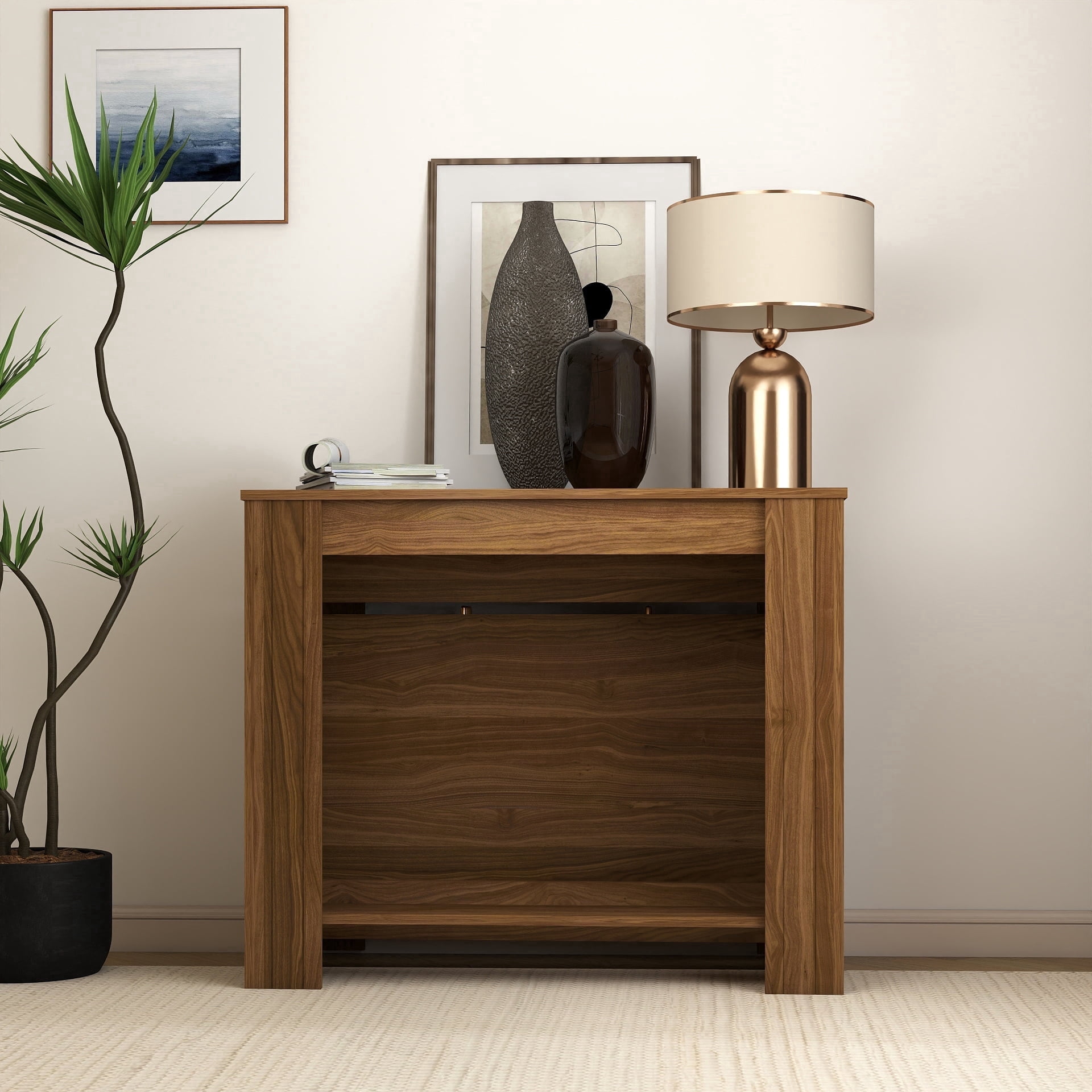 Transformer Console Table Extendable Dining Table for 2-4-6-8-10-12 ...