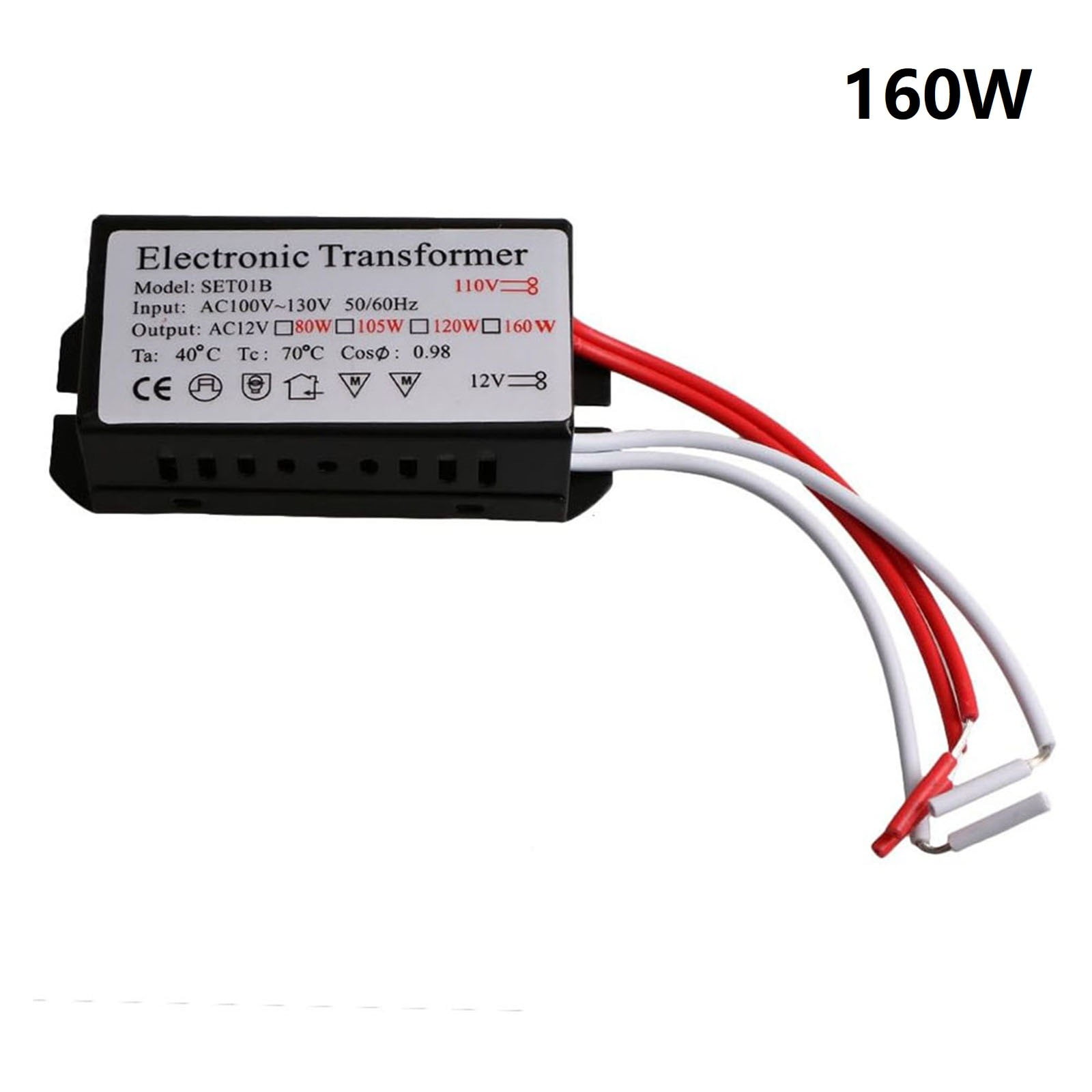 Transformer Out Put Transformer Works With Halogen AC110V~130V 50/60Hz ...